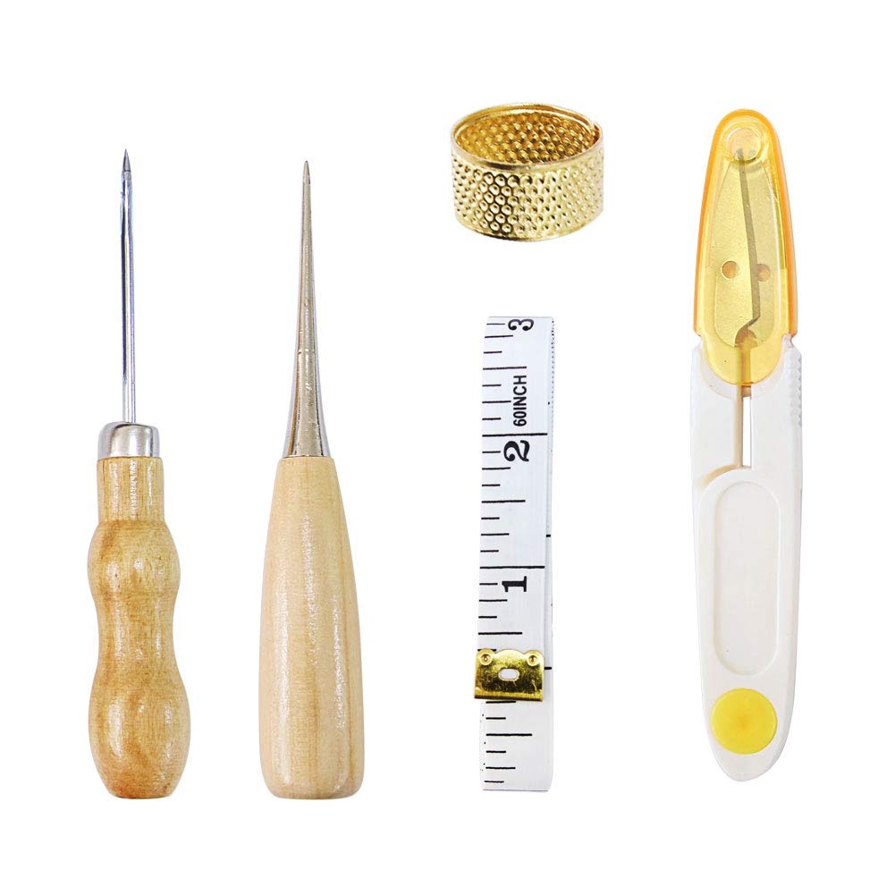 Vitoki Heavy Duty Hand Sewing Needles Kit for Home Upholstery Carpet Leather Canvas Repair by Vitoki, Pack of 7
