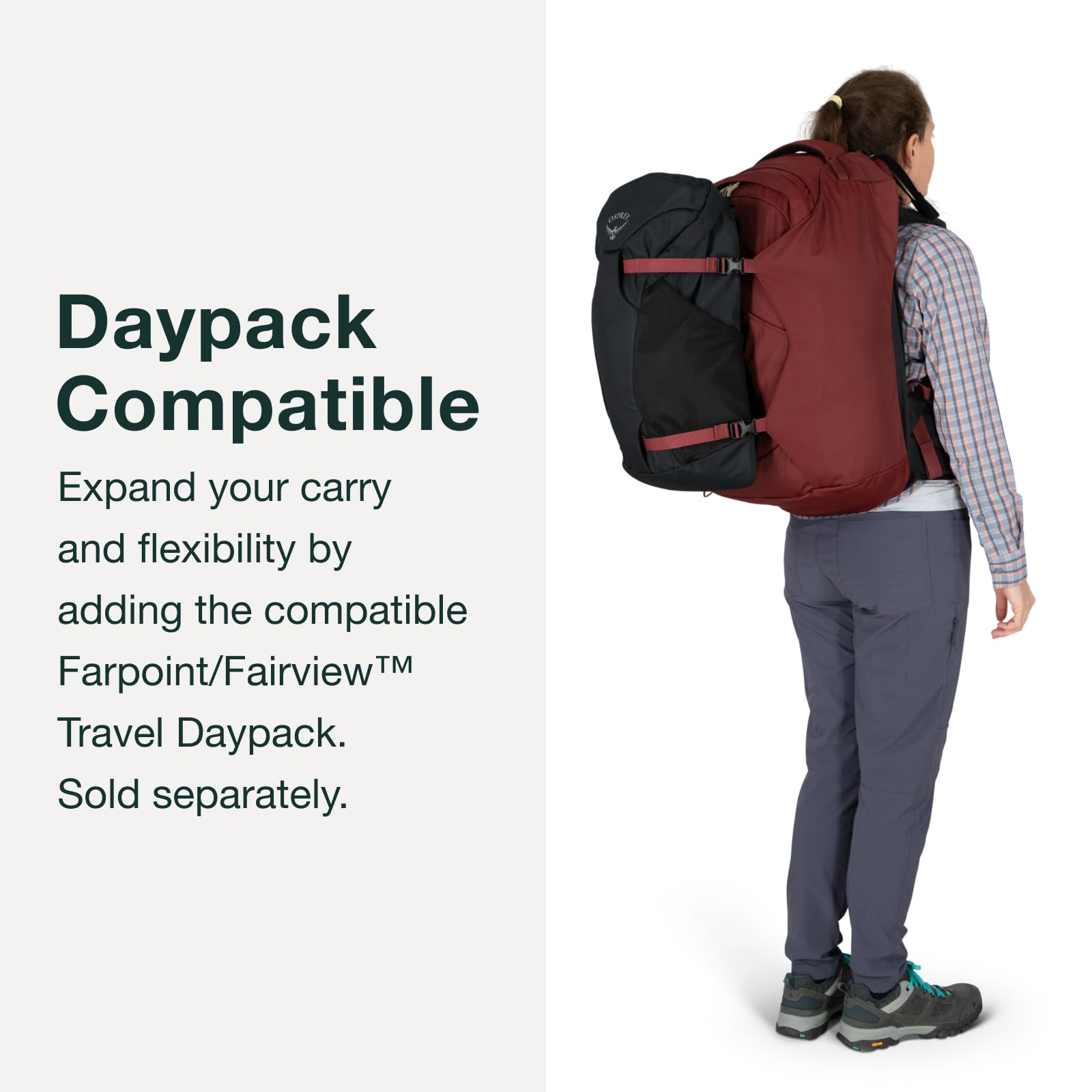 Osprey Fairview 40 Women's Travel Backpack, Winter Night Blue