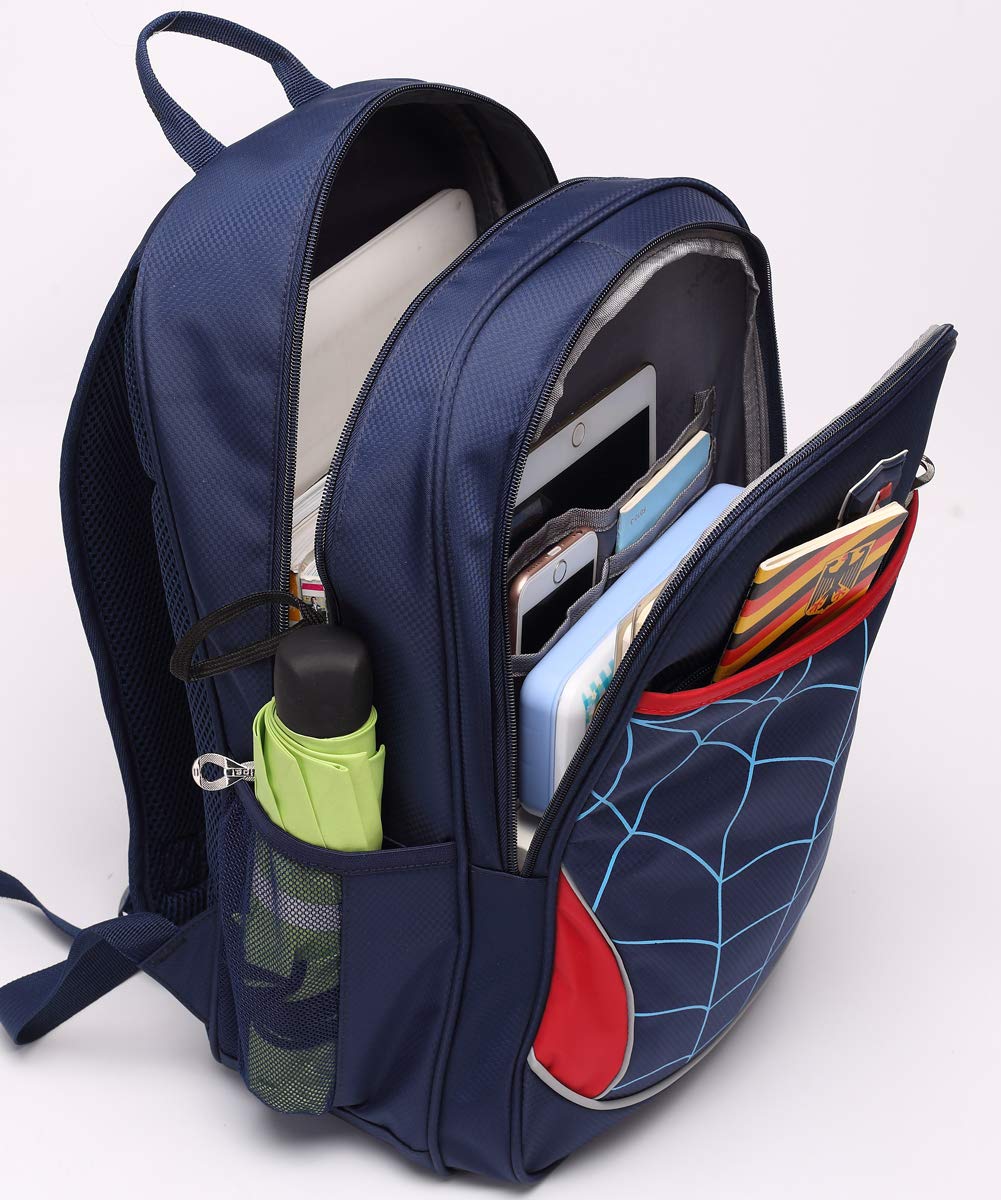 Kids Waterproof Backpack for Elementary or Middle School Boys and Girls (Royalblue with Reflector)