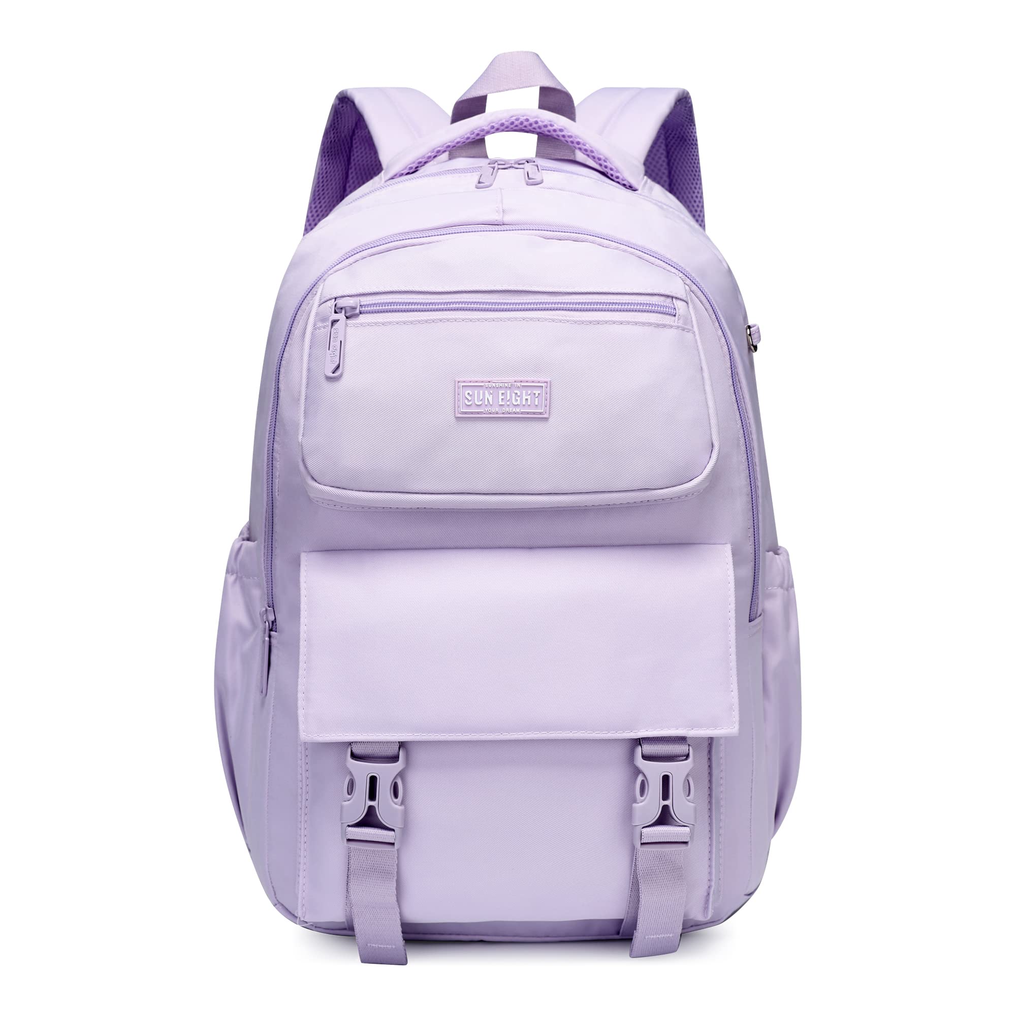 Reqinqin Kids Backpack Boys And Girls Backpack Purple Waterproof School Backpack Suitable for Age for Over 6 Years old Lightweight Purple Travel Toddler Backpack(Purple )