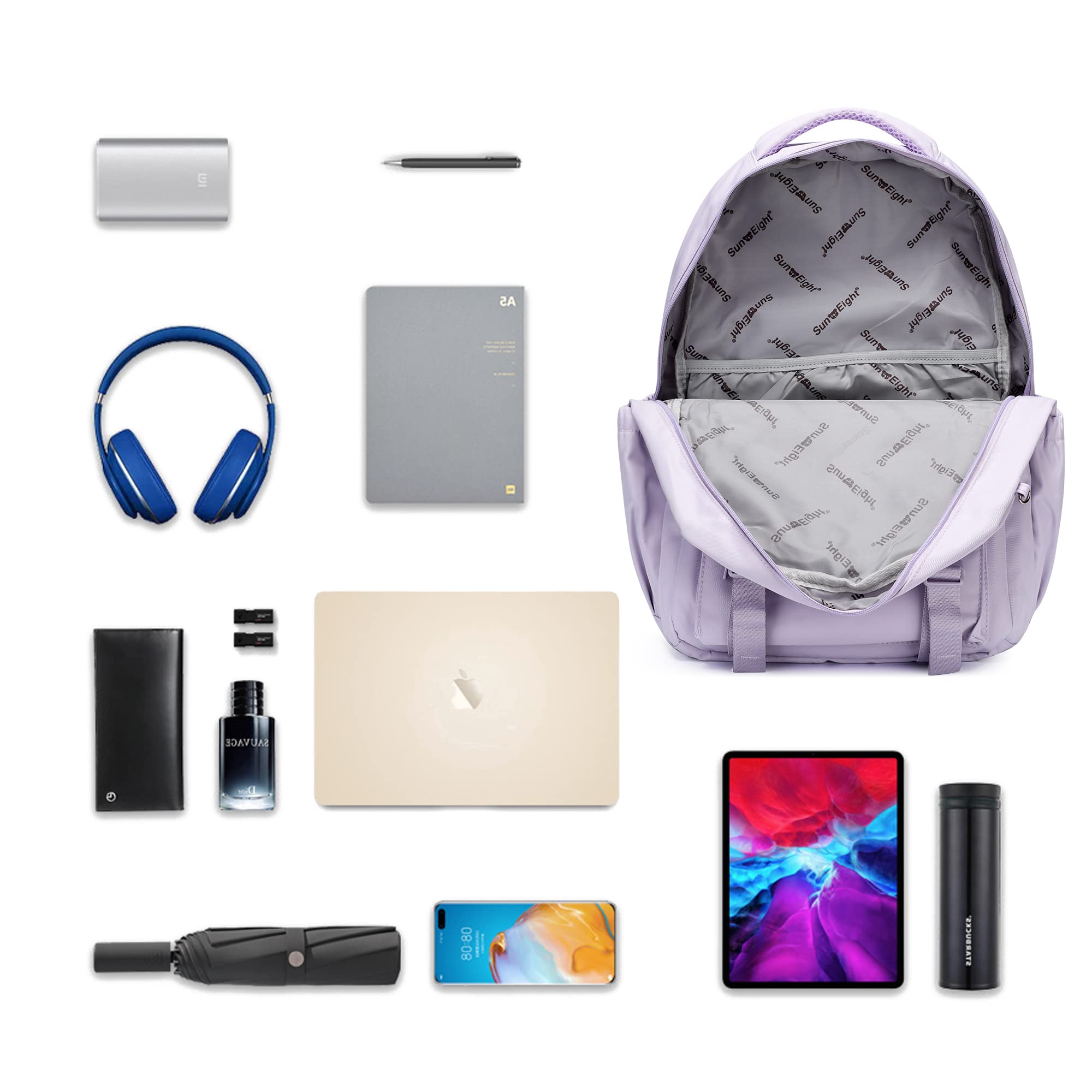 Reqinqin Kids Backpack Boys And Girls Backpack Purple Waterproof School Backpack Suitable for Age for Over 6 Years old Lightweight Purple Travel Toddler Backpack(Purple )