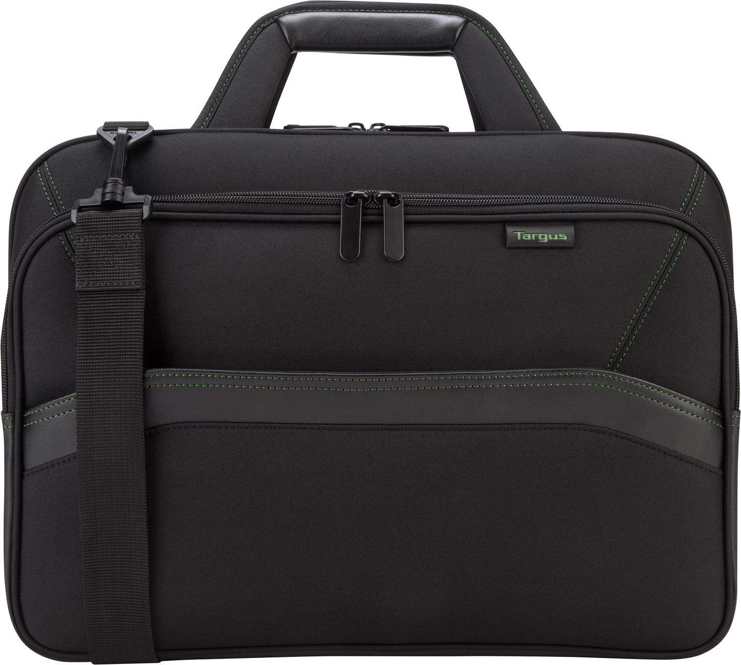 Targus Spruce EcoSmart Checkpoint-Friendly Laptop Bag for 15.6-Inch Laptops, Black (TBT256)