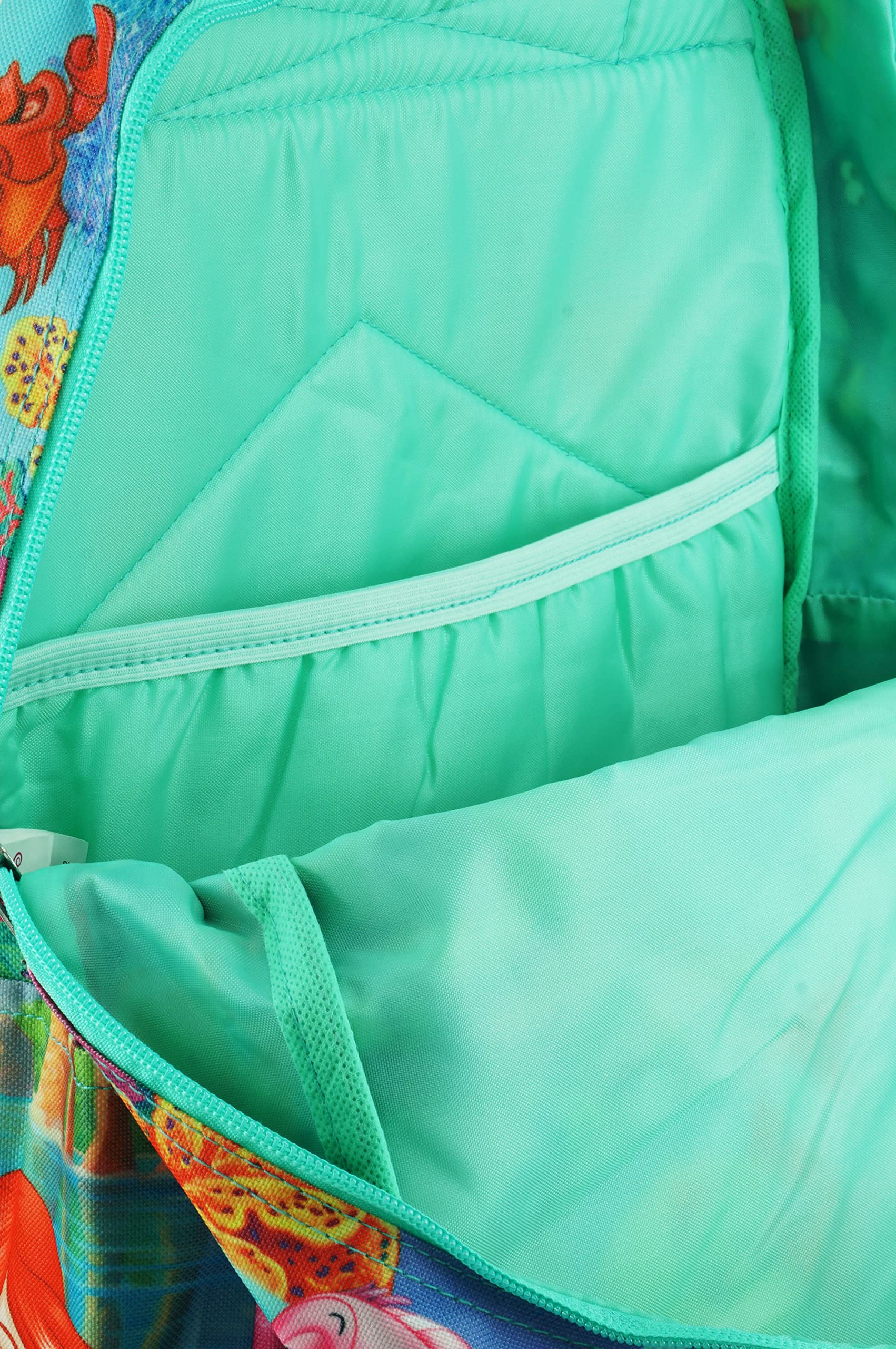 Disney The Little Mermaid - Ariel Deluxe Oversize Print Large 17.5" Backpack with Laptop Compartment - A19608