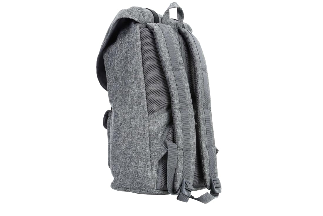 Herschel Little America Laptop Backpack, Raven Crosshatch/Black, Classic 25.0L