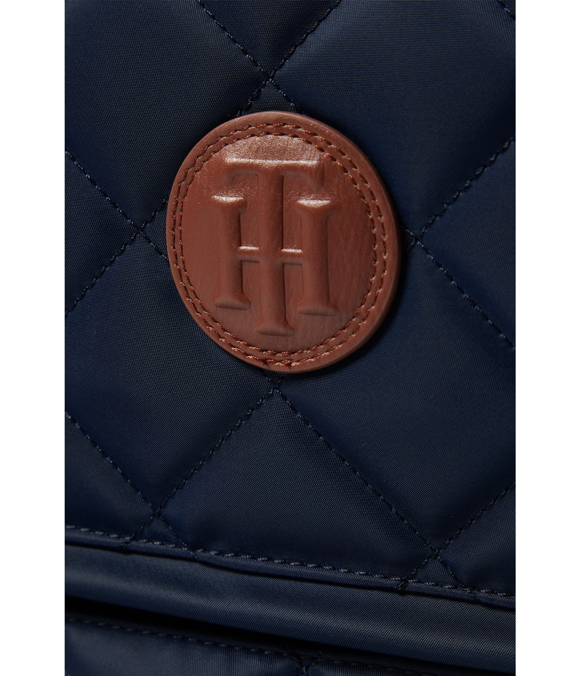 Tommy Hilfiger Harper II Med Dome Backpack Smooth Quilted Nylon Tommy Navy One Size