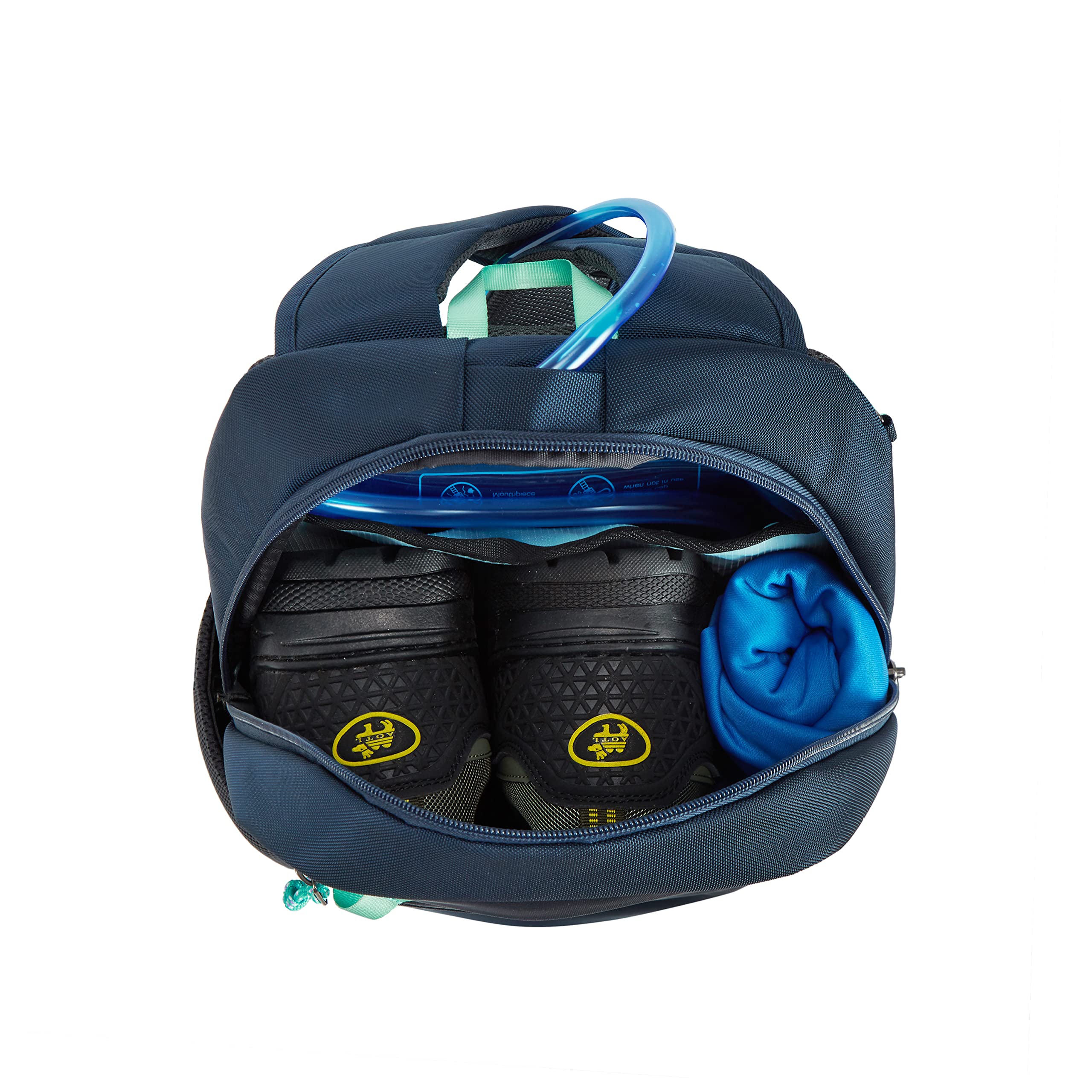 Travelon Greenlander Sustainable Anti-Theft 9L Backpack, Galaxy Blue, 9" W x 16" H x 5" D