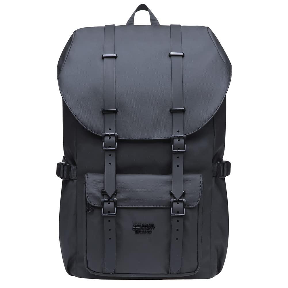KAUKKO Laptop Outdoor Backpack, Traveling Rucksack Fits 15.6 Inch Laptop(5-8-Black)