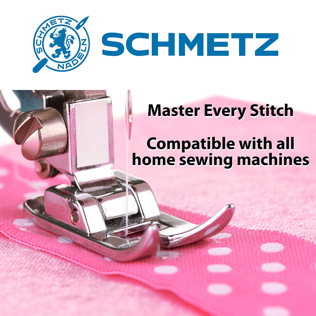 50 Schmetz Universal Sewing Machine Needles - Size 80/12 - Box of 10 Cards