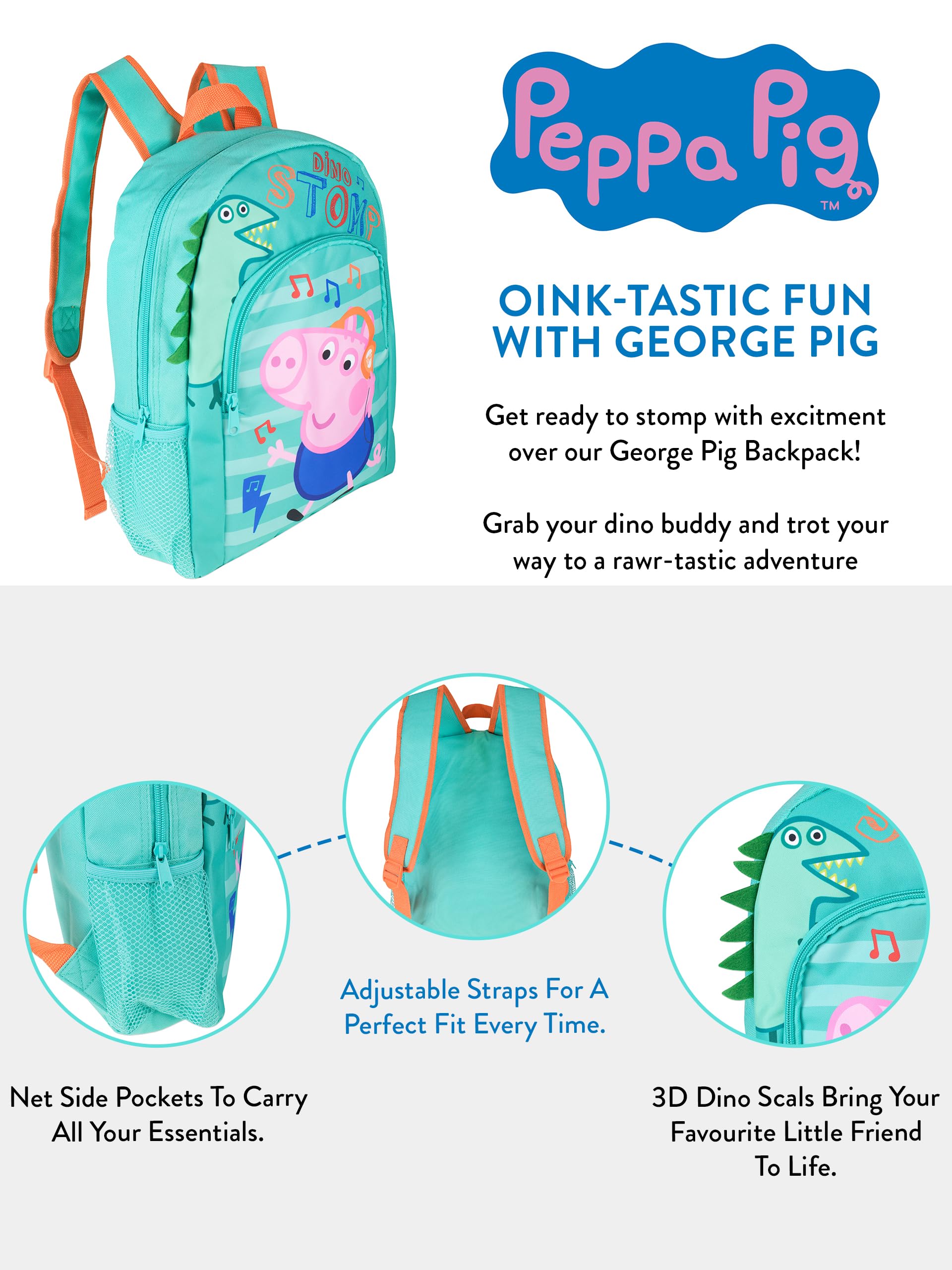Peppa Pig Boys George Pig Backpack