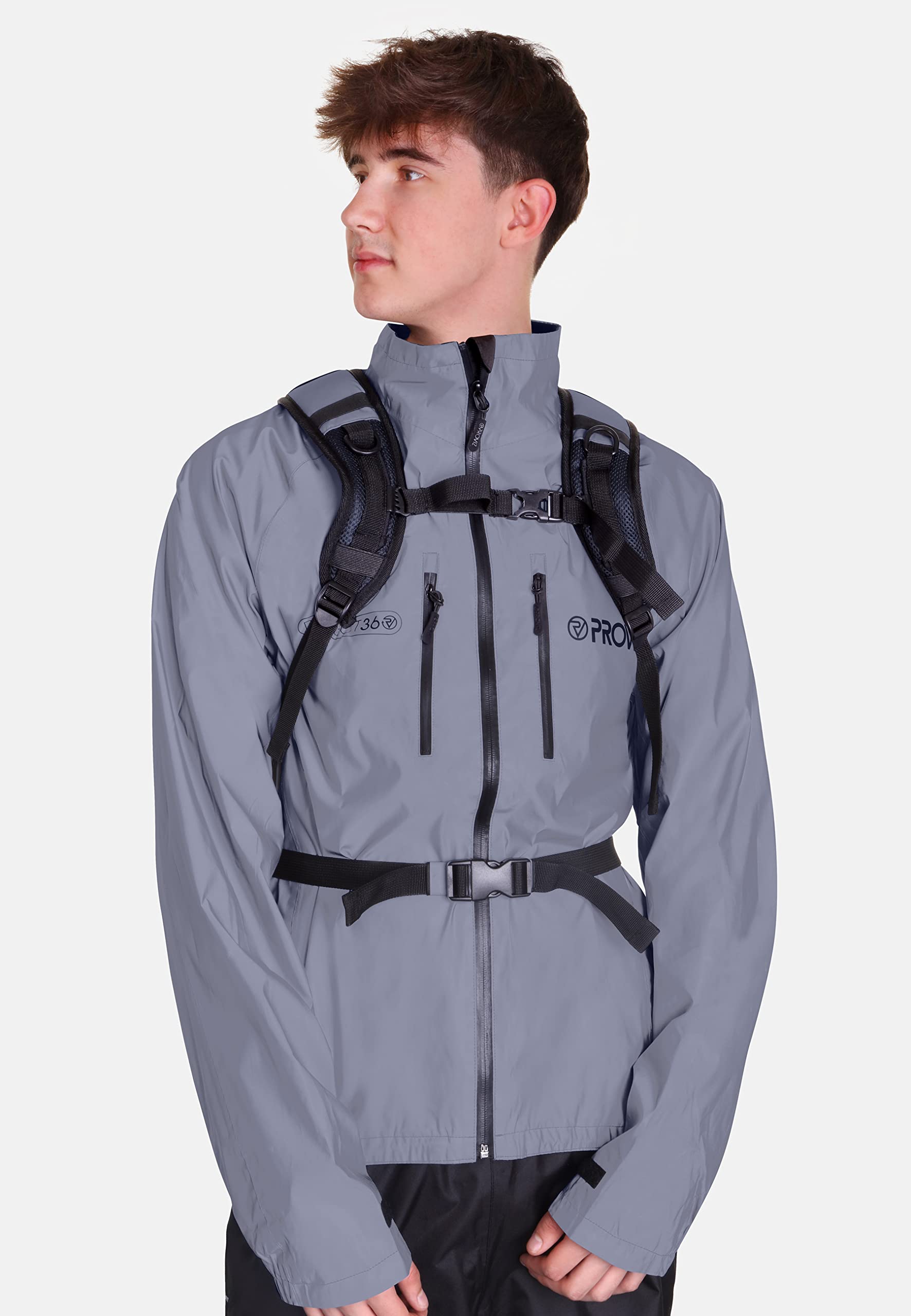 Proviz Sports Reflect360 100% Reflective High-Viz Highly Water Resistant Backpack/Rucksack, Great for Sports + Cycling