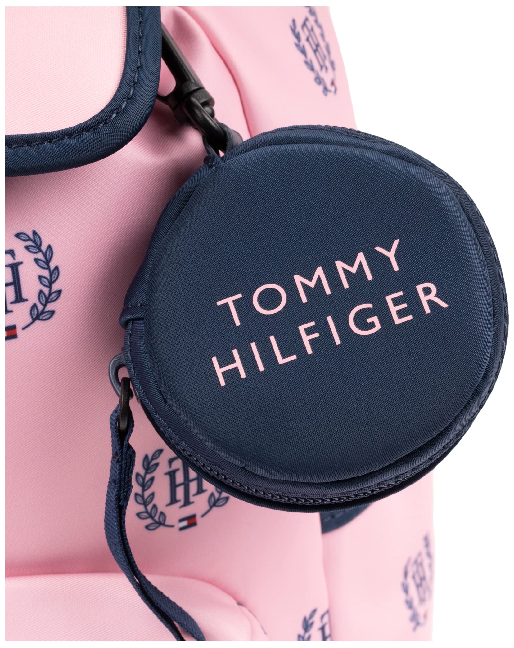 Tommy Hilfiger Addison Flap Backpack, Pink Multi