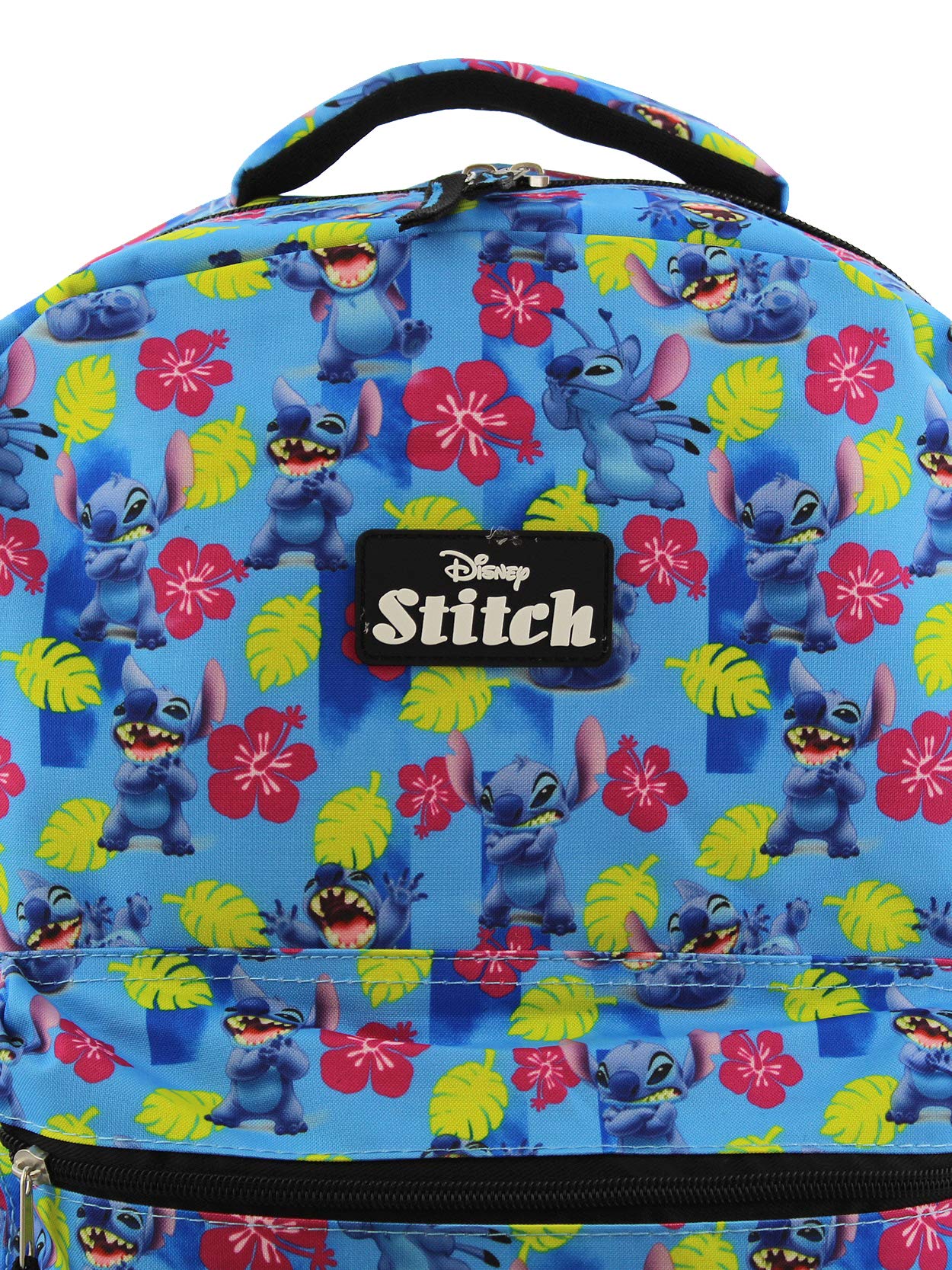 Lilo and Stitch Girl's Boy's Adult's 16 Inch School Backpack Bag (One Size, Blue)