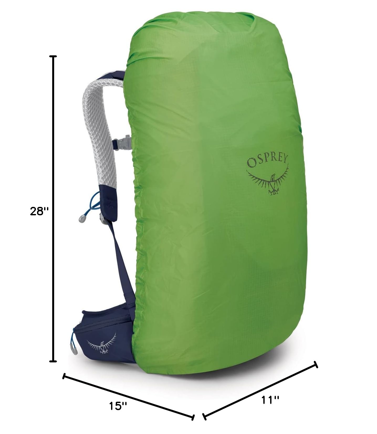 Osprey Stratos 36 Men's Hiking Backpack, Cetacean Blue
