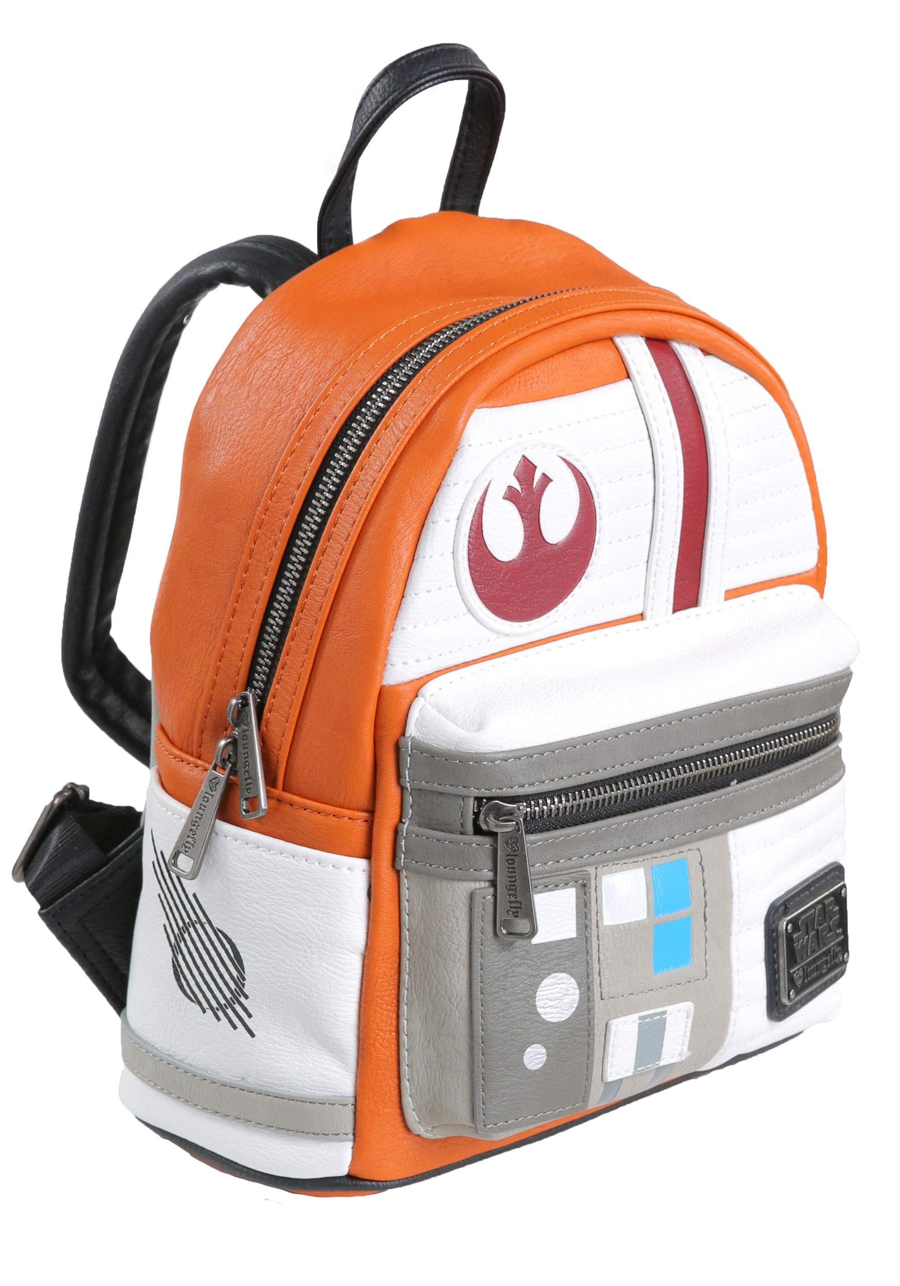 Loungefly Women's Star Wars Rebel Pilot Cosplay Double Strap Shoulder Bag Purse