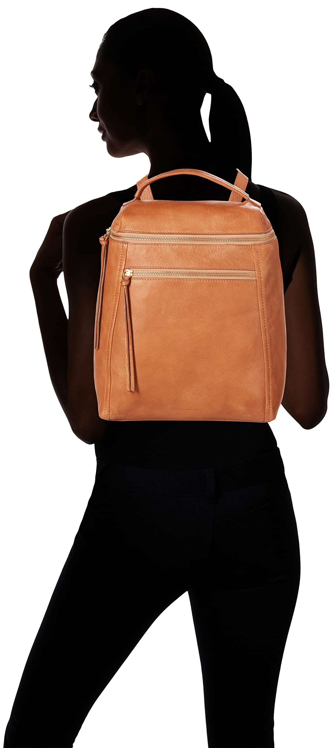 Lucky Brand womens Poli Backpack, Navy Multi, One Size US