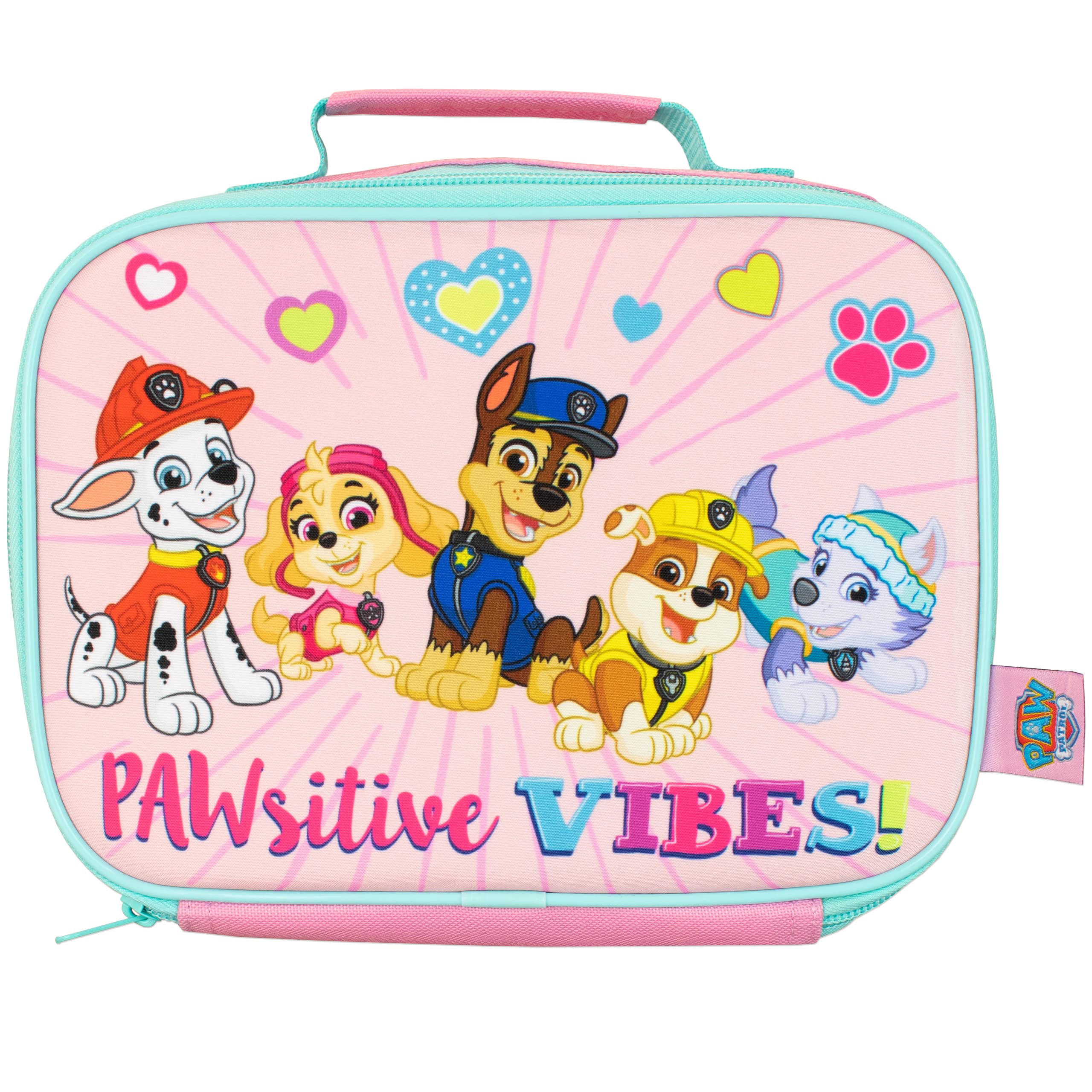 Paw Patrol Kids Backpack and Lunchbag Pink