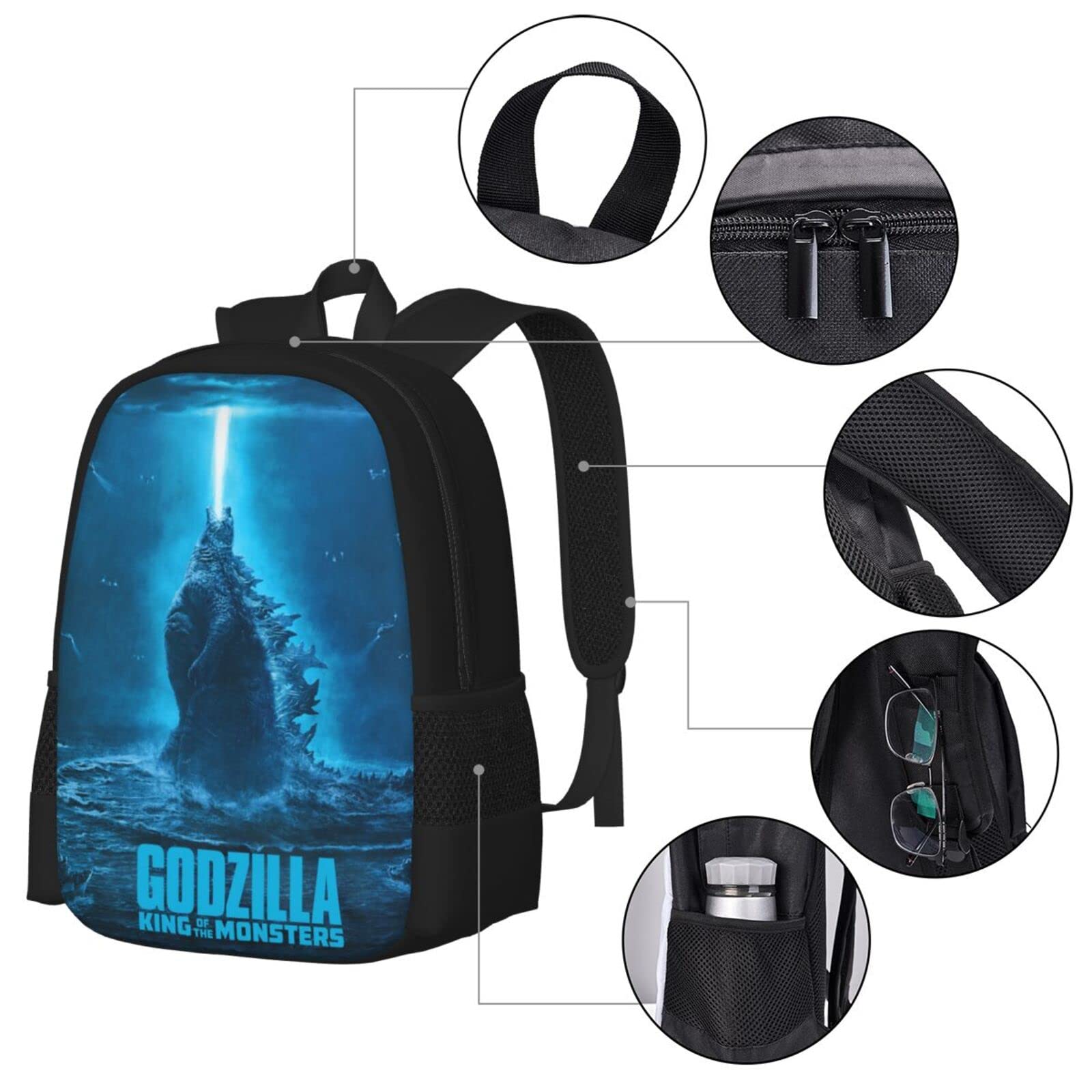 Otrplir Cartoon Backpack 3D Printed Lightweight Large Capacity School Backpack Travel Laptop Daypack For Teens Boys Girls 17inch