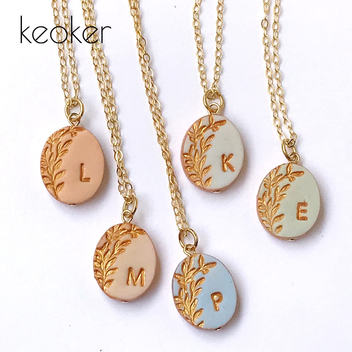 Keoker Letter Stamps for Clay - Pottery Stamps for Clay with Double Small Alphabet, Also Used as Cookie Stamps Letters & Clay Letter Stamps