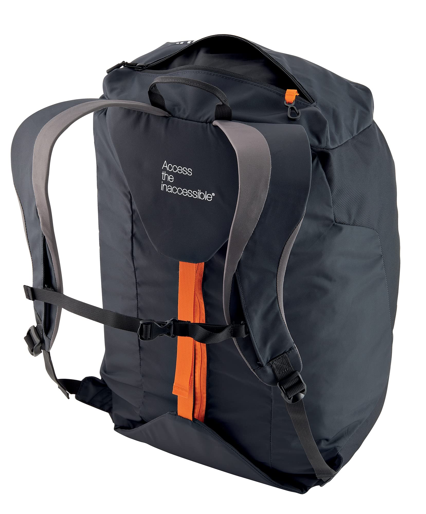 PETZL KLIFF Rope Bag - 36-Liter Rope Bag for Sport Climbing With Removable Tarp - Grey