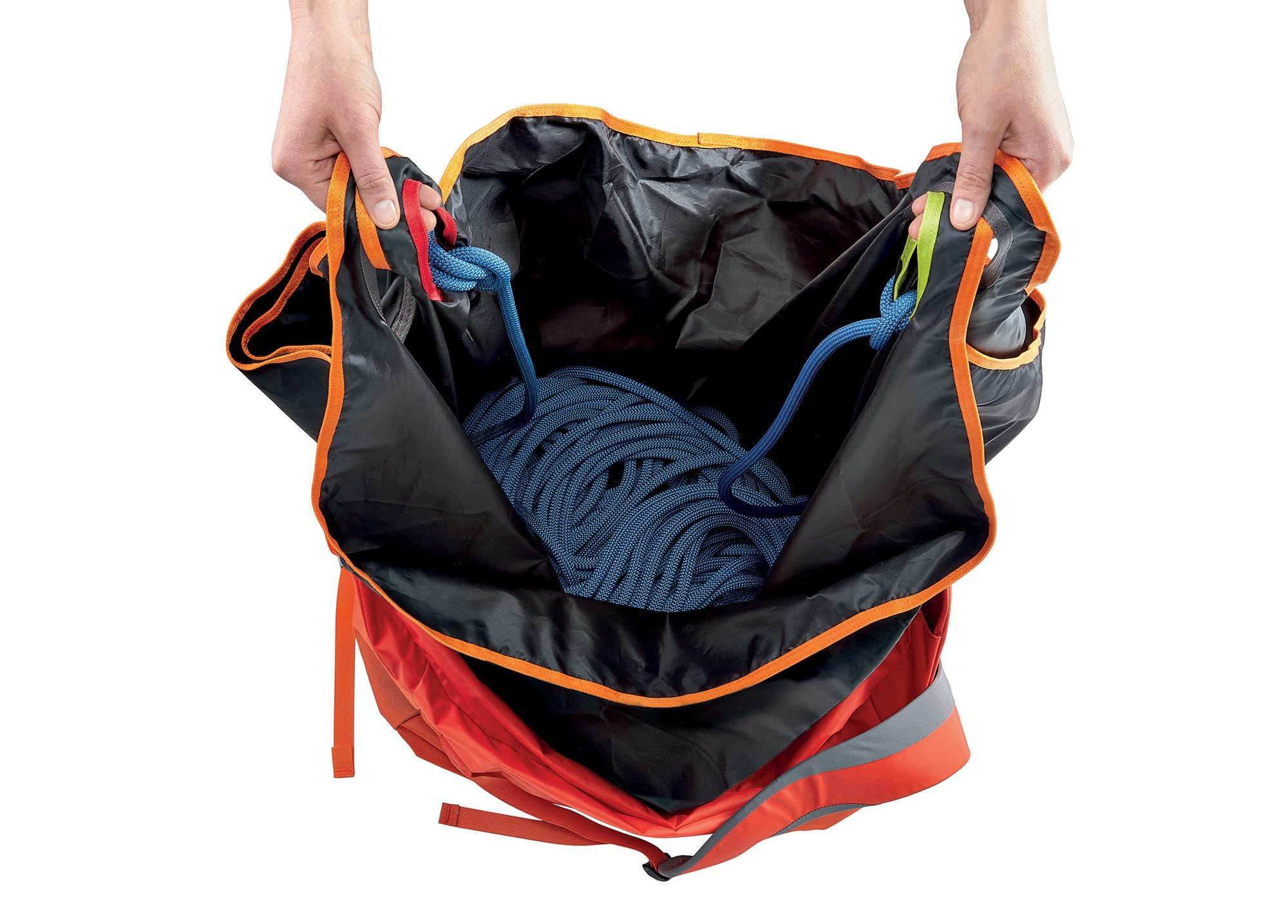 PETZL KLIFF Rope Bag - 36-Liter Rope Bag for Sport Climbing With Removable Tarp - Grey