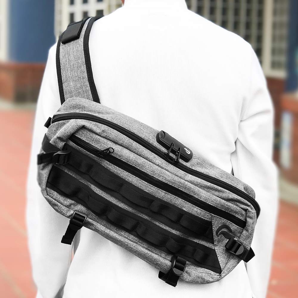 Skunk Sling Smell Proof Bag w/Combo Lock (Black)