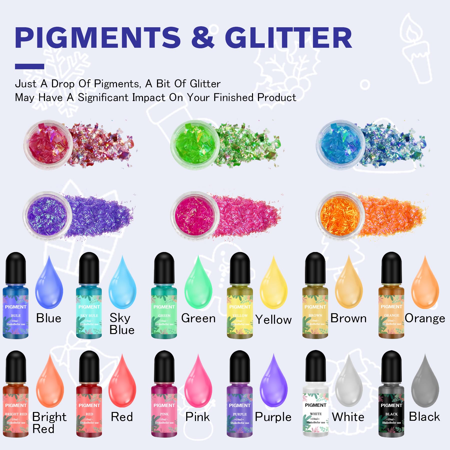 Resin Alphabet Mold Starter Kit 169 Pcs Letter Silicone Keychain Molds Reversed Backward Number Molds with Epoxy Resin Mold Pigments Tools for Epoxy Resin Beginners Adults Kids Jewelry Earring Pendant