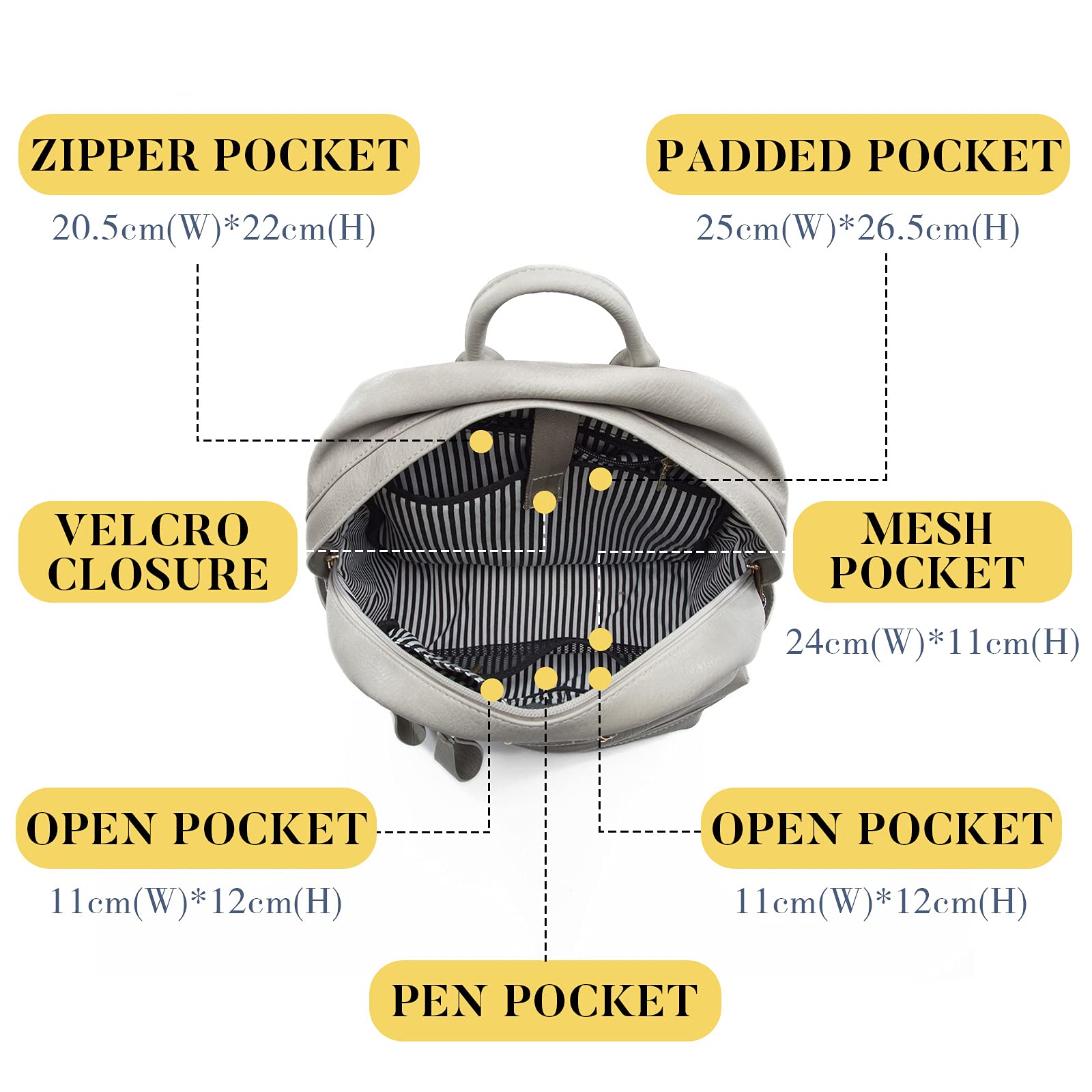 Leather Diaper Bag by miss fong, Diaper Bag Backpack with USB Charger and Insulated Pockets