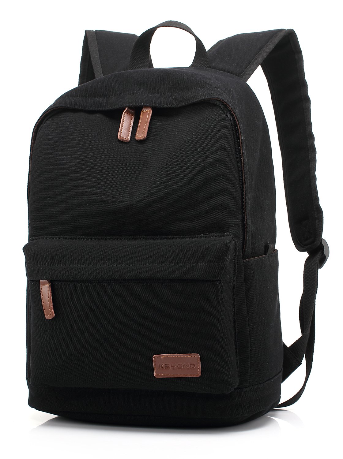 KAYOND Casual Style Lightweight canvas Laptop Bag/ Durable Travel backpacks /Rucksack for Men&Women/Fashion Backpack Fits 15 inch Notebook (Brown)