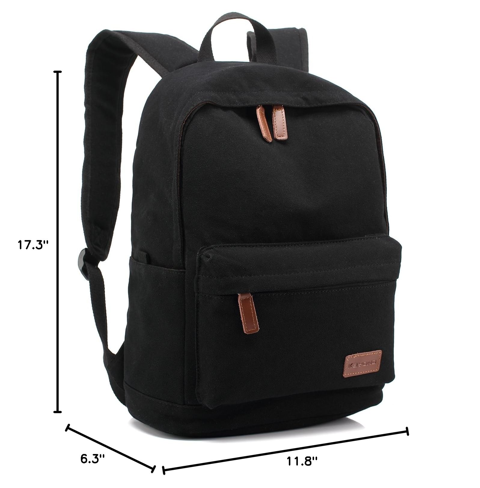 KAYOND Casual Style Lightweight canvas Laptop Bag/ Durable Travel backpacks /Rucksack for Men&Women/Fashion Backpack Fits 15 inch Notebook (Brown)