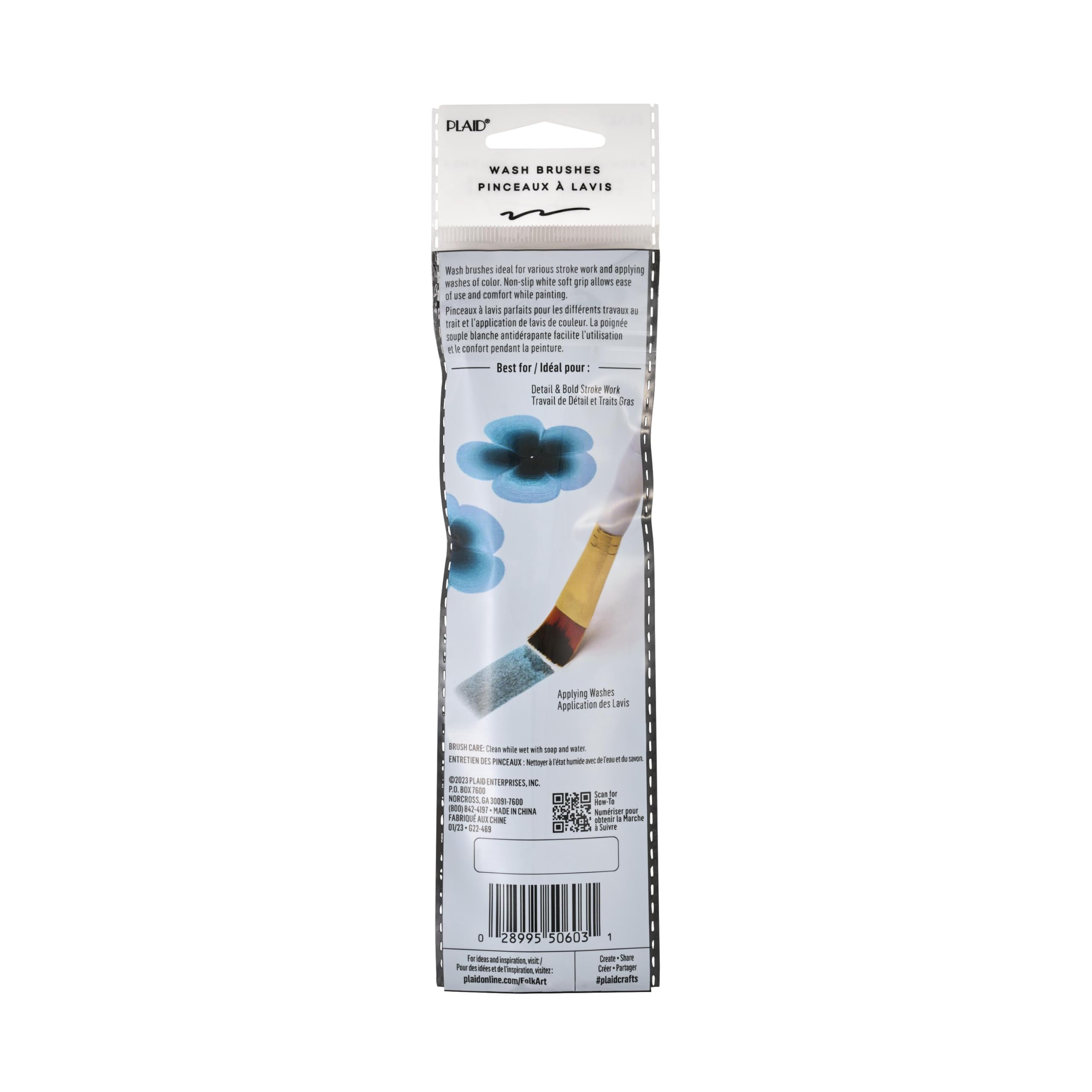 FolkArt Soft Grip Wash Brush Set