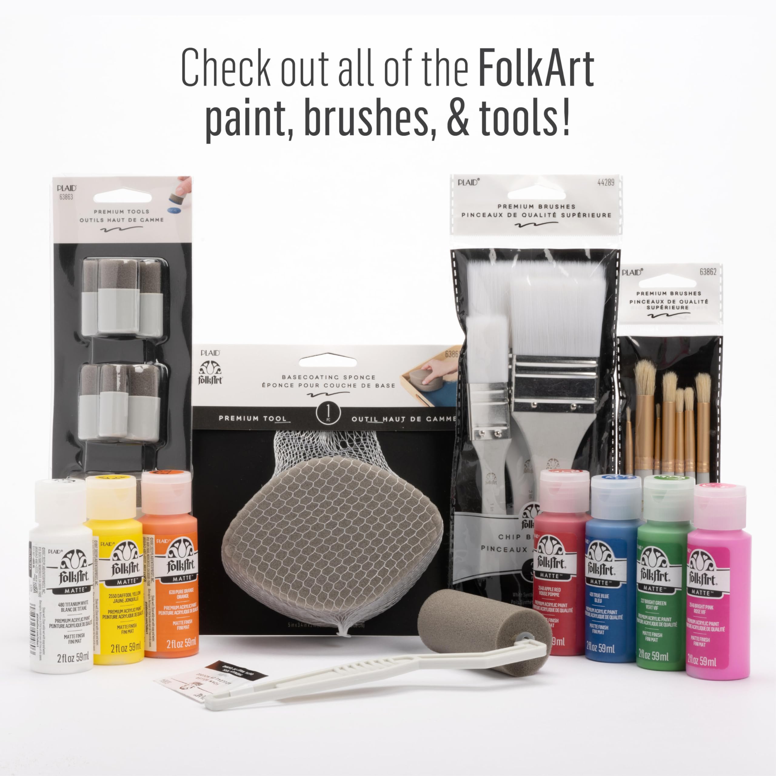 FolkArt Soft Grip Wash Brush Set