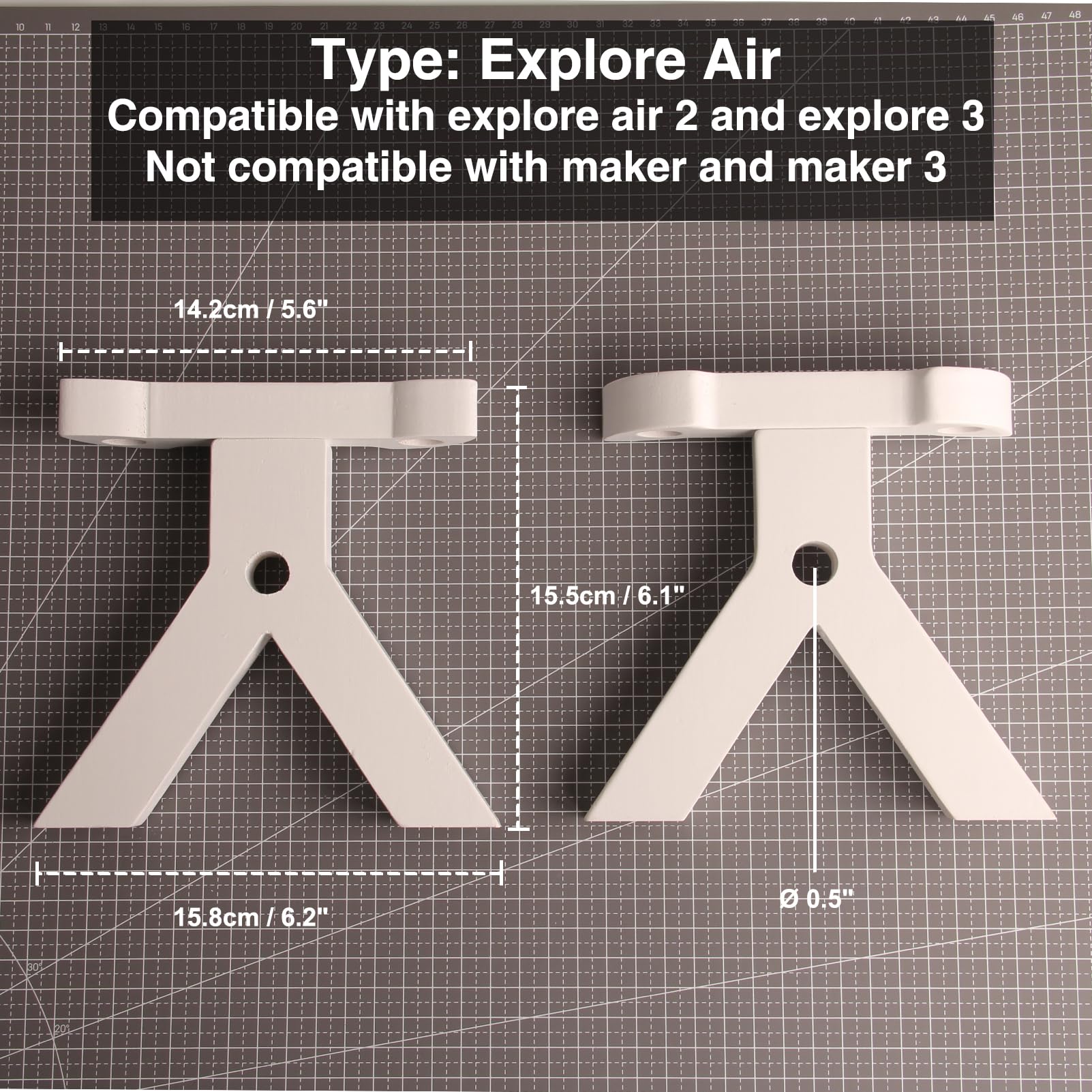 LOPASA Stand Legs Compatible with Cricut Explore Air 2 and Explore 3, Cricut Accessories for Organize and Storage, Cricut Stand Save Space (Explore Series Machine Only)