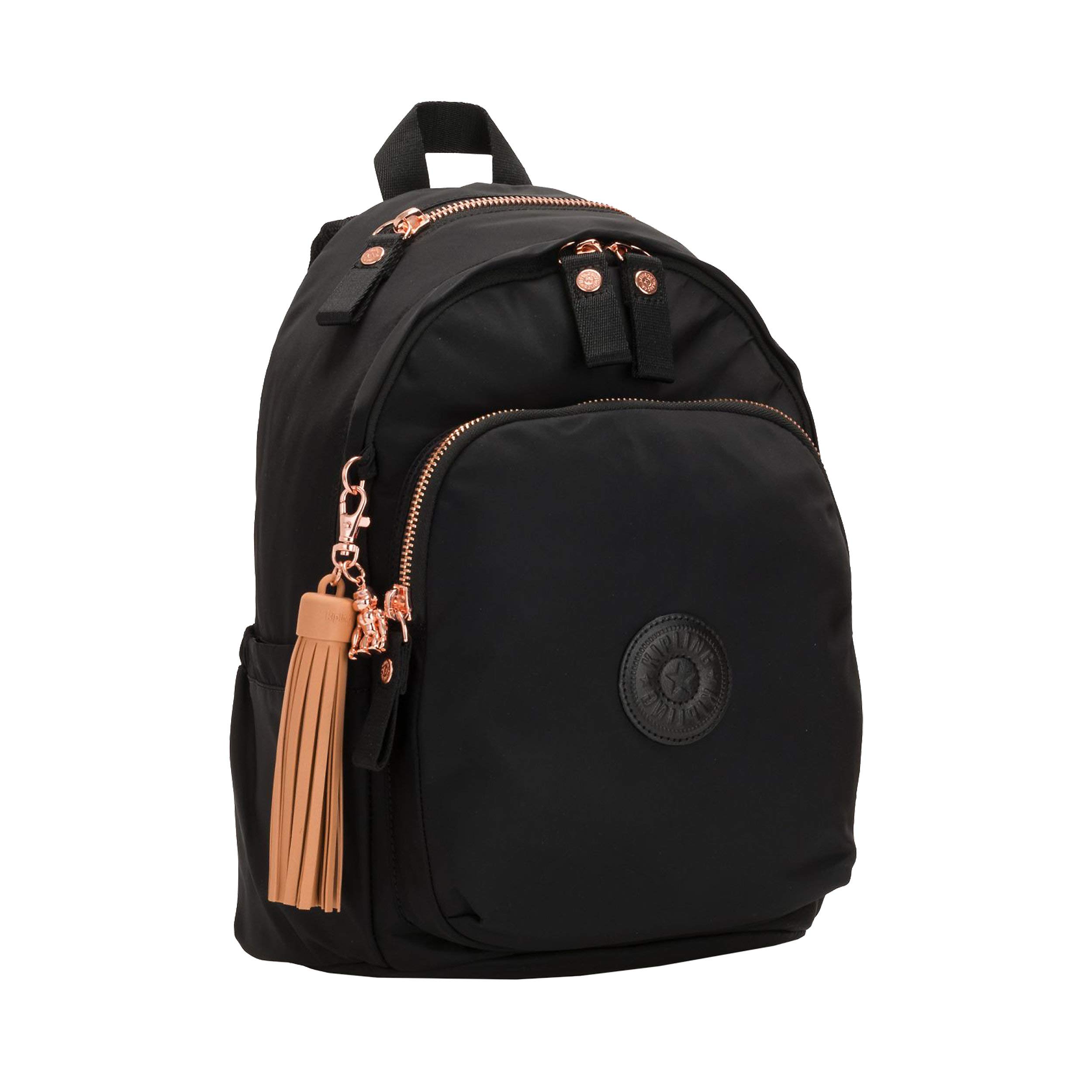KIPLING(キプリング) Women Kipling Official Authentic Delia Backpack, Rose Black