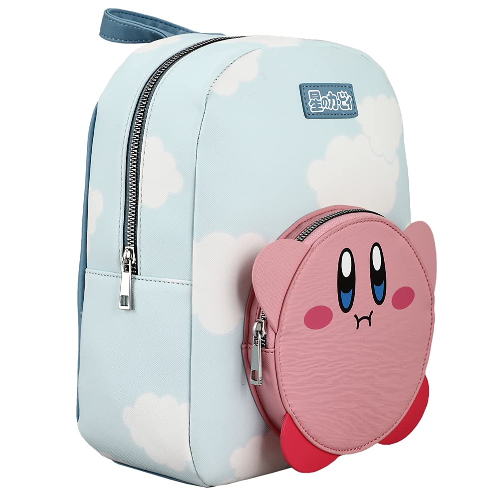 Kirby Cloud All Over Print Mini Backpack with Pocket