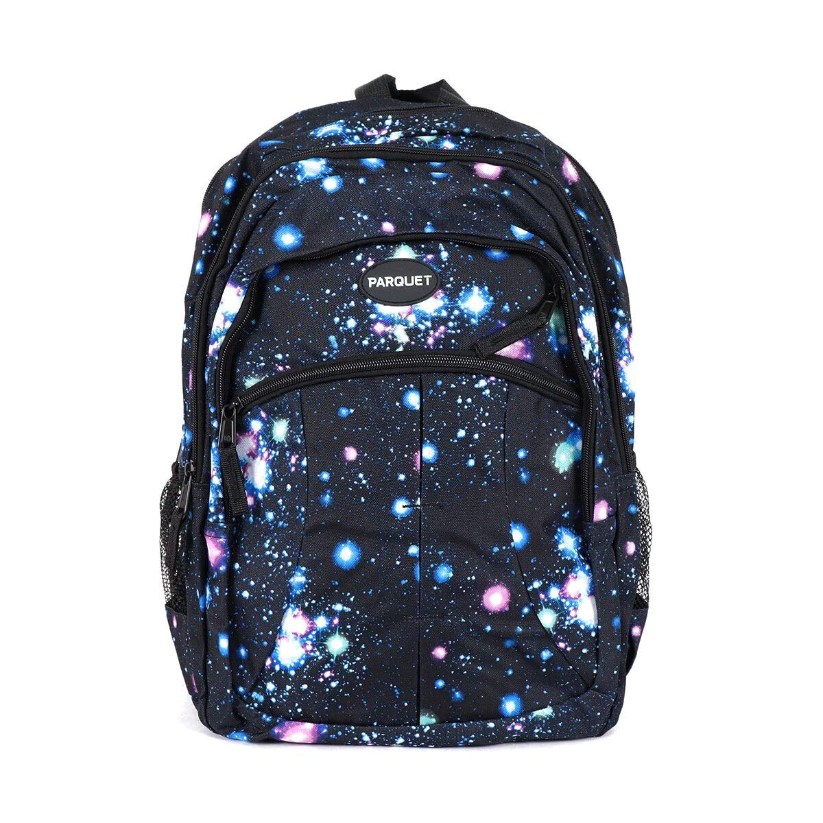 Parquet Novelty School & Travel Backpack For Outdoors, Luggage, Laptops - Adults and Teens Sports Bookbag, Flamingo, (Navy)