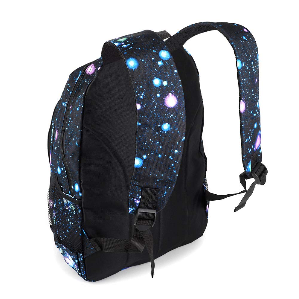 Parquet Novelty School & Travel Backpack For Outdoors, Luggage, Laptops - Adults and Teens Sports Bookbag, Flamingo, (Navy)