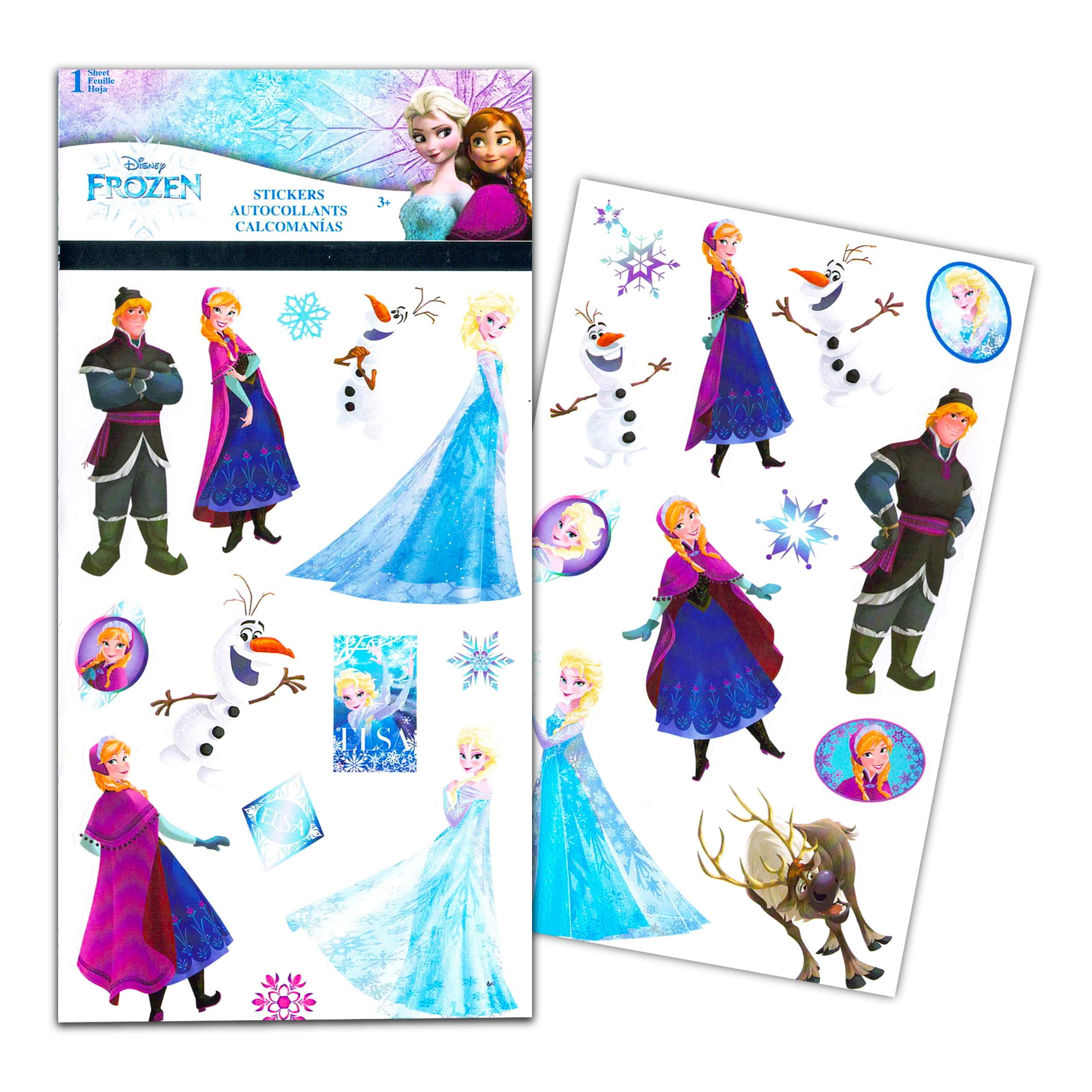 Disney Frozen Backpack with Lunch Box - Bundle with Frozen Backpack for Girls, Lunch Bag, Water Bottle, Frozen Stickers, More | Frozen Backpack Set