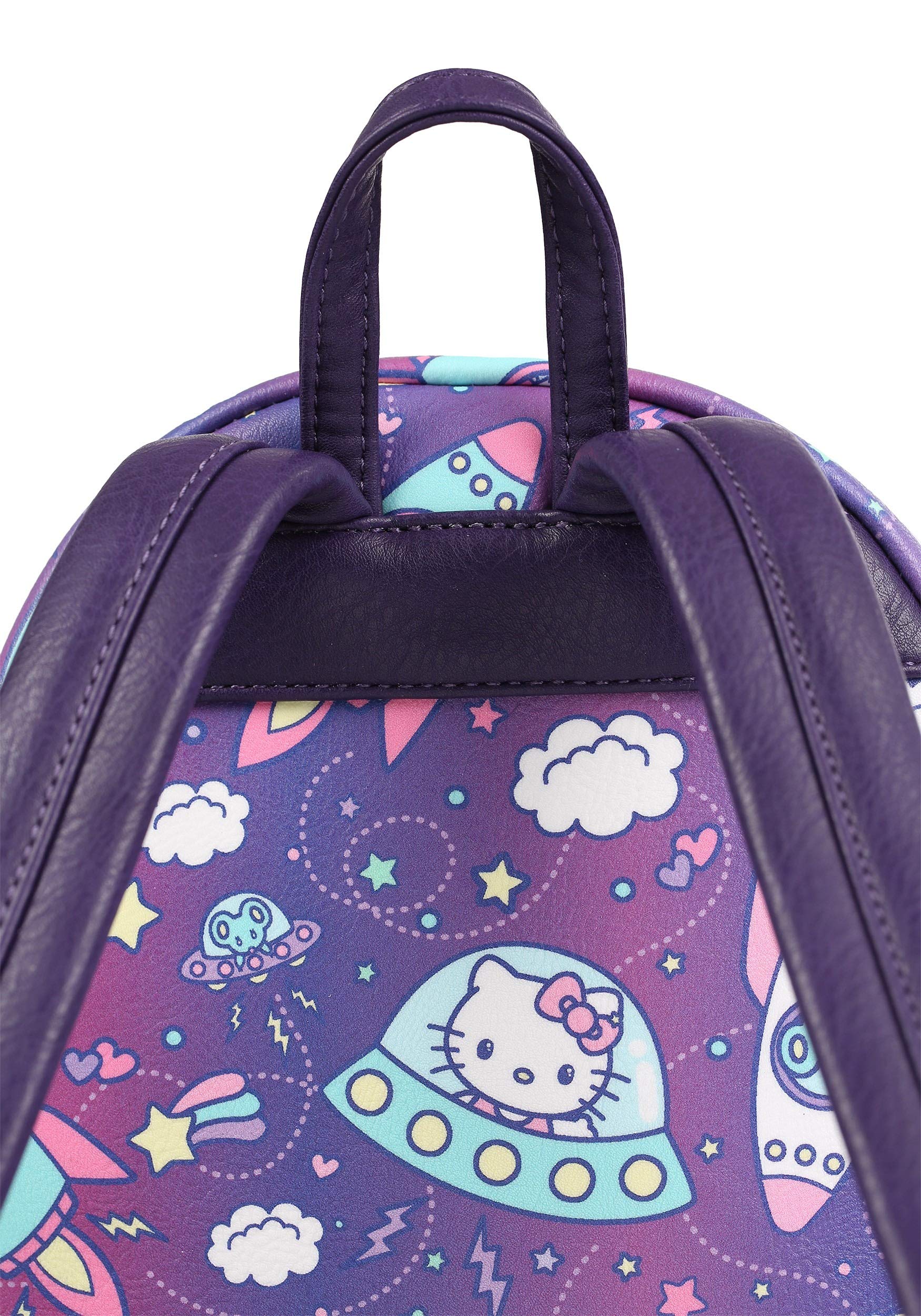 Loungefly Hello Kitty Spaceships Print Mini Backpack Standard