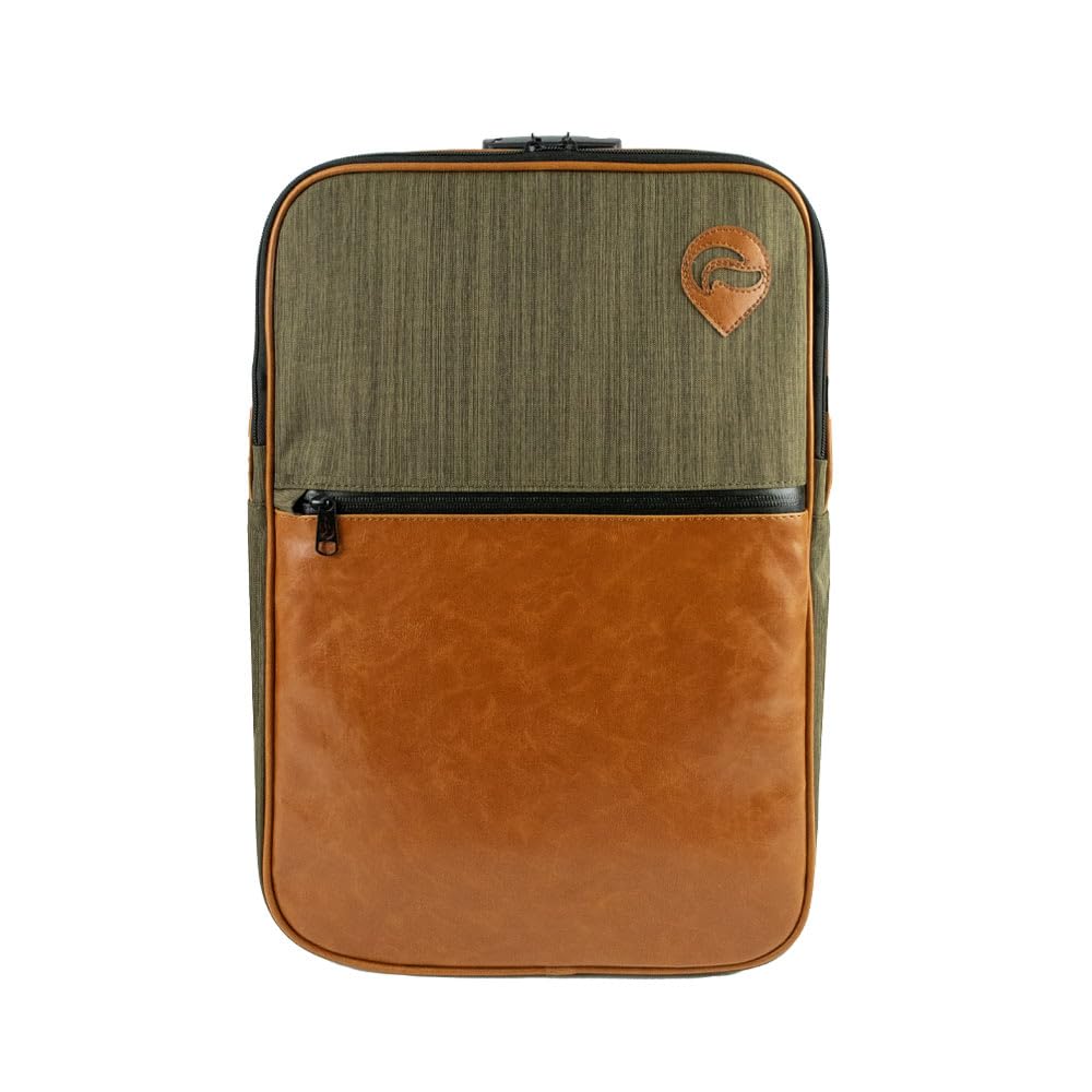 Skunk Urban Backpack Olive Green - Smell Proof - Water Resistat NOW WITH COMBO LOCK