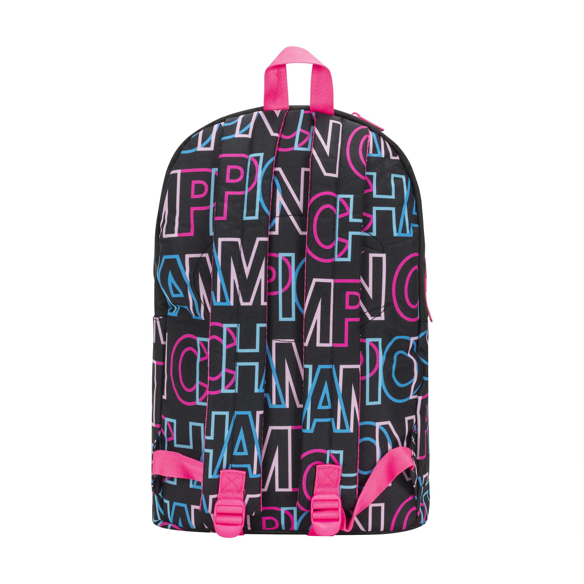 Champion Kids' Backpack & Lunch Kit, Black/Multi, Youth Size