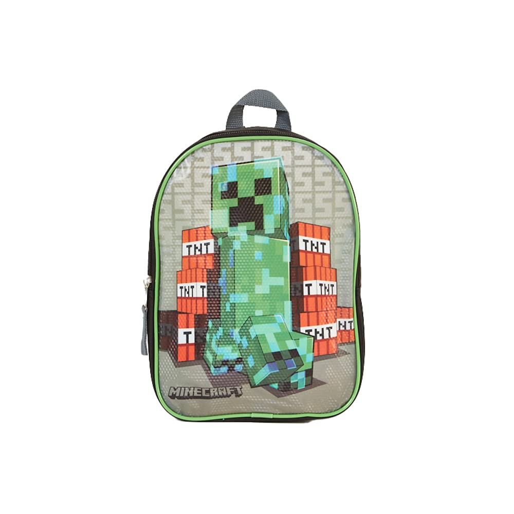 RALME Minécraft Game Figure Mini Backpack for Kids & Toddlers, 11 inch, Boy or Girl Small Backpack