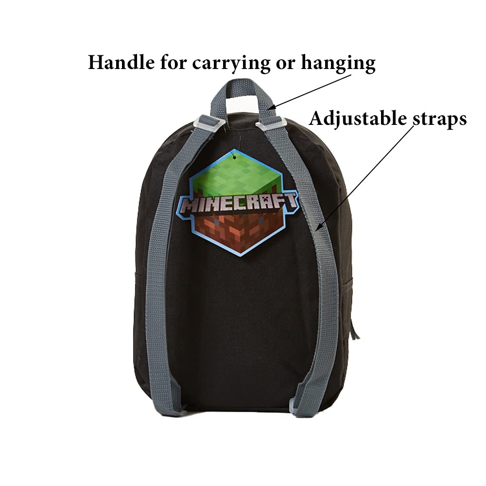 RALME Minécraft Game Figure Mini Backpack for Kids & Toddlers, 11 inch, Boy or Girl Small Backpack
