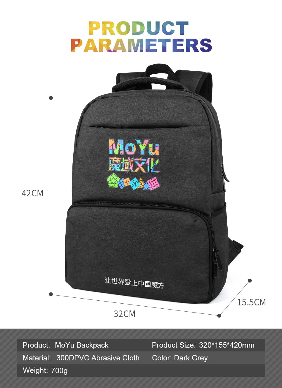 MoYu large capacity backpack magic cube storage bag children school bag