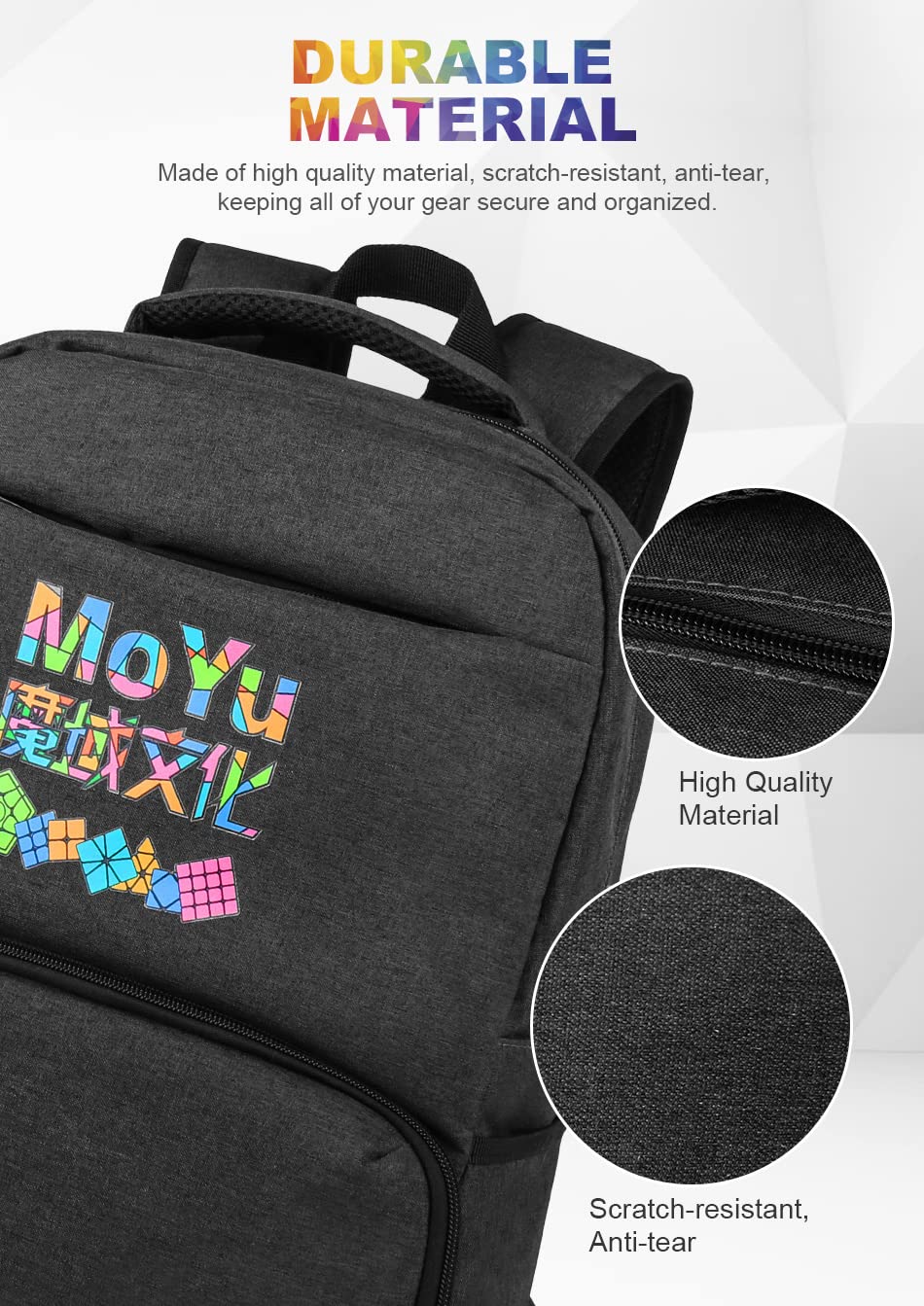 MoYu large capacity backpack magic cube storage bag children school bag