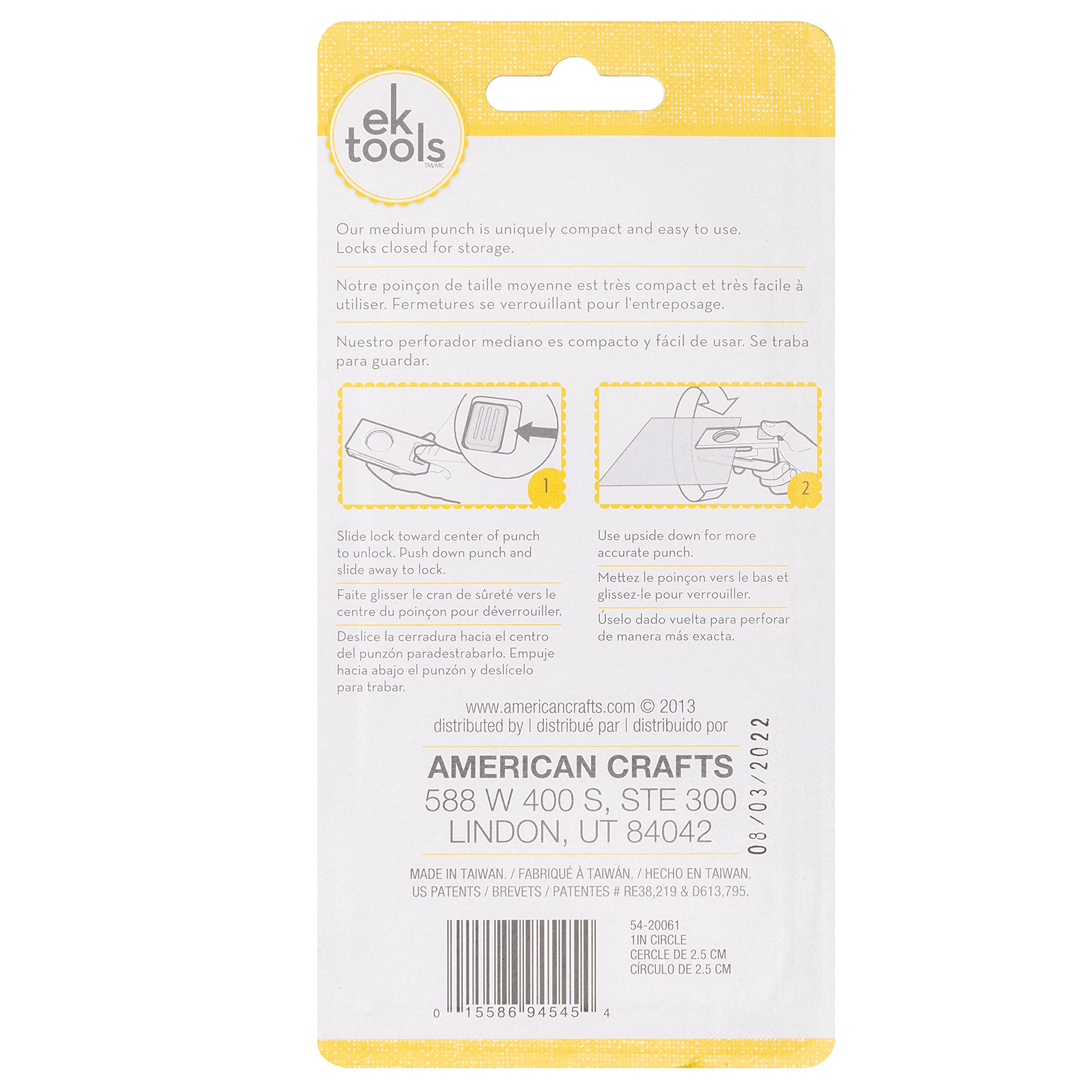 EK tools Circle Punch, 1-Inch