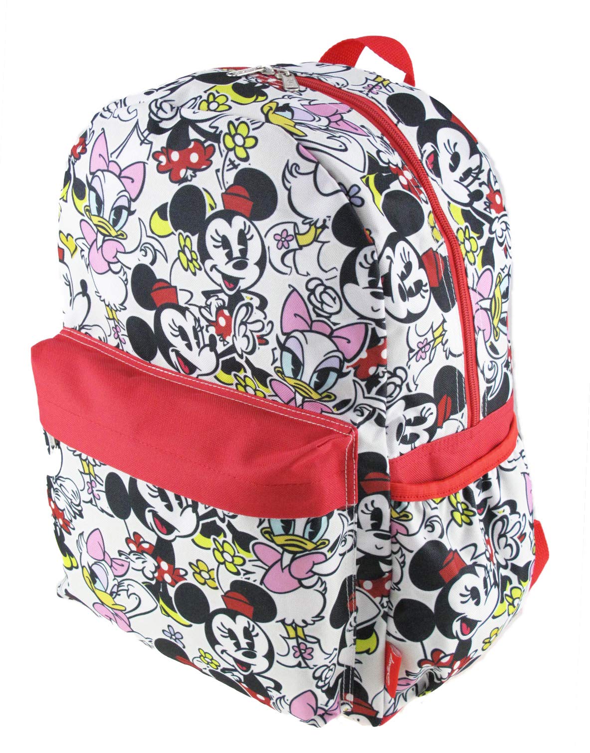 Minnie Mouse and Friends 16 inch All Over Print Deluxe Backpack With Laptop Compartment