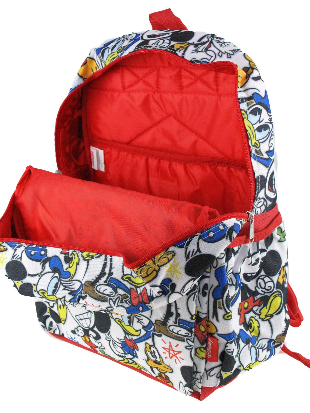 Minnie Mouse and Friends 16 inch All Over Print Deluxe Backpack With Laptop Compartment