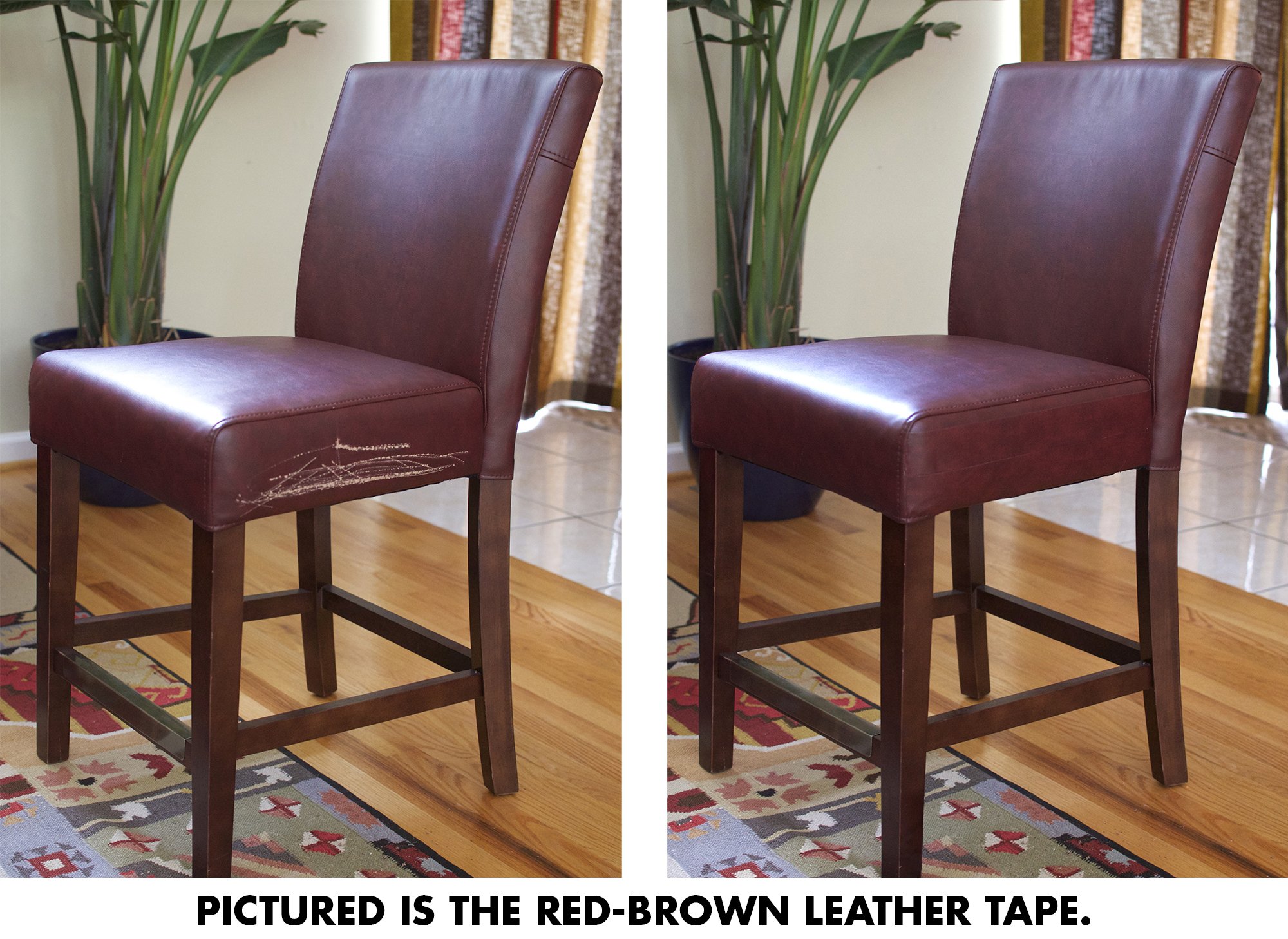 Match 'N Patch Realistic Dark Brown Leather Repair Tape