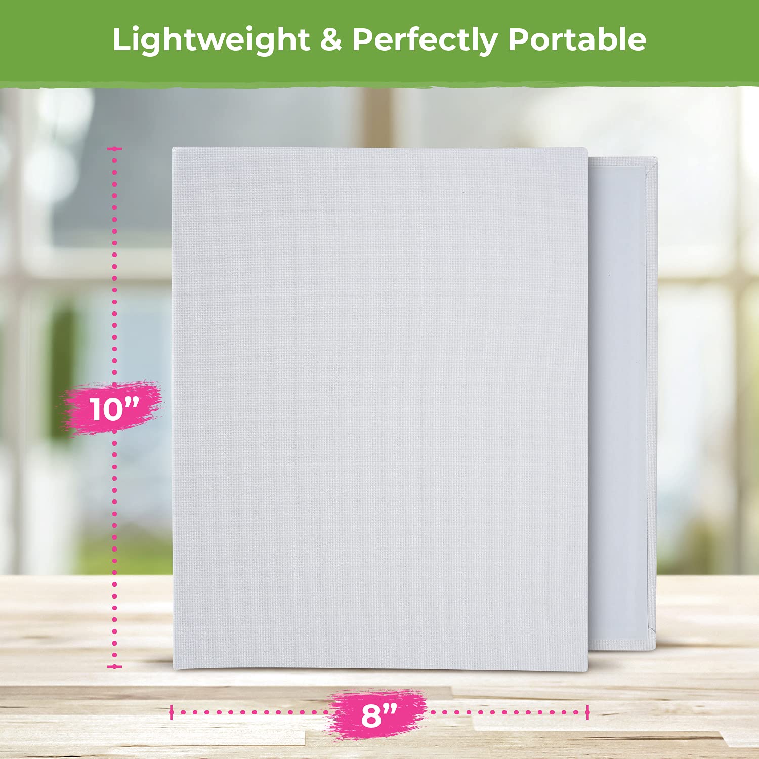 Canvas Boards for Painting (8x10 Canvases - 20 pcs Value Pack) Individually Wrapped Artist Quality Canvas Panels Made from Pure Cotton - Triple Primed with Gesso to Save You The Hassle