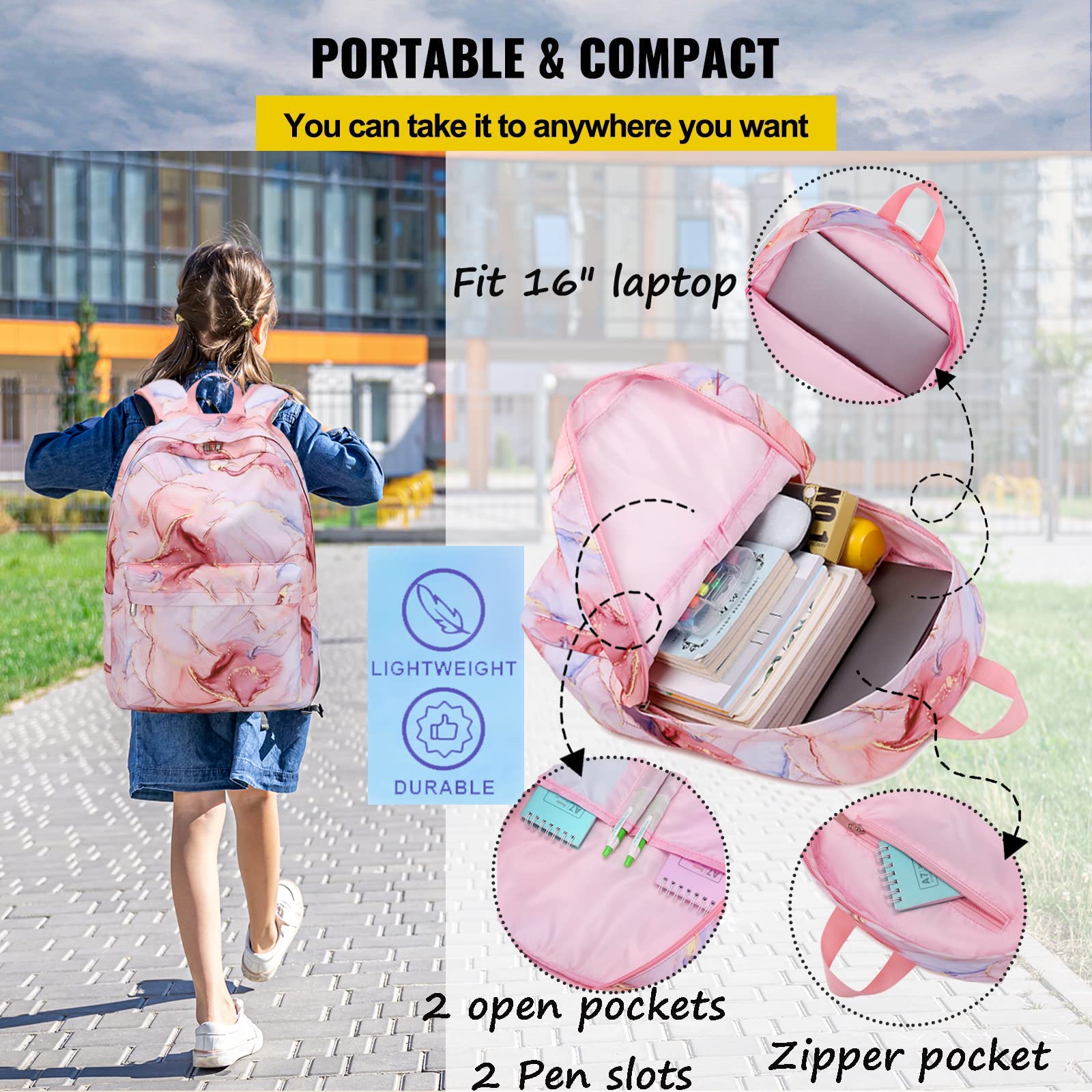 Backpack for Kids School Backpack for Boys Space Galaxy Backpack for Elementary Kids School Bag Bookbag with Lunch Bag